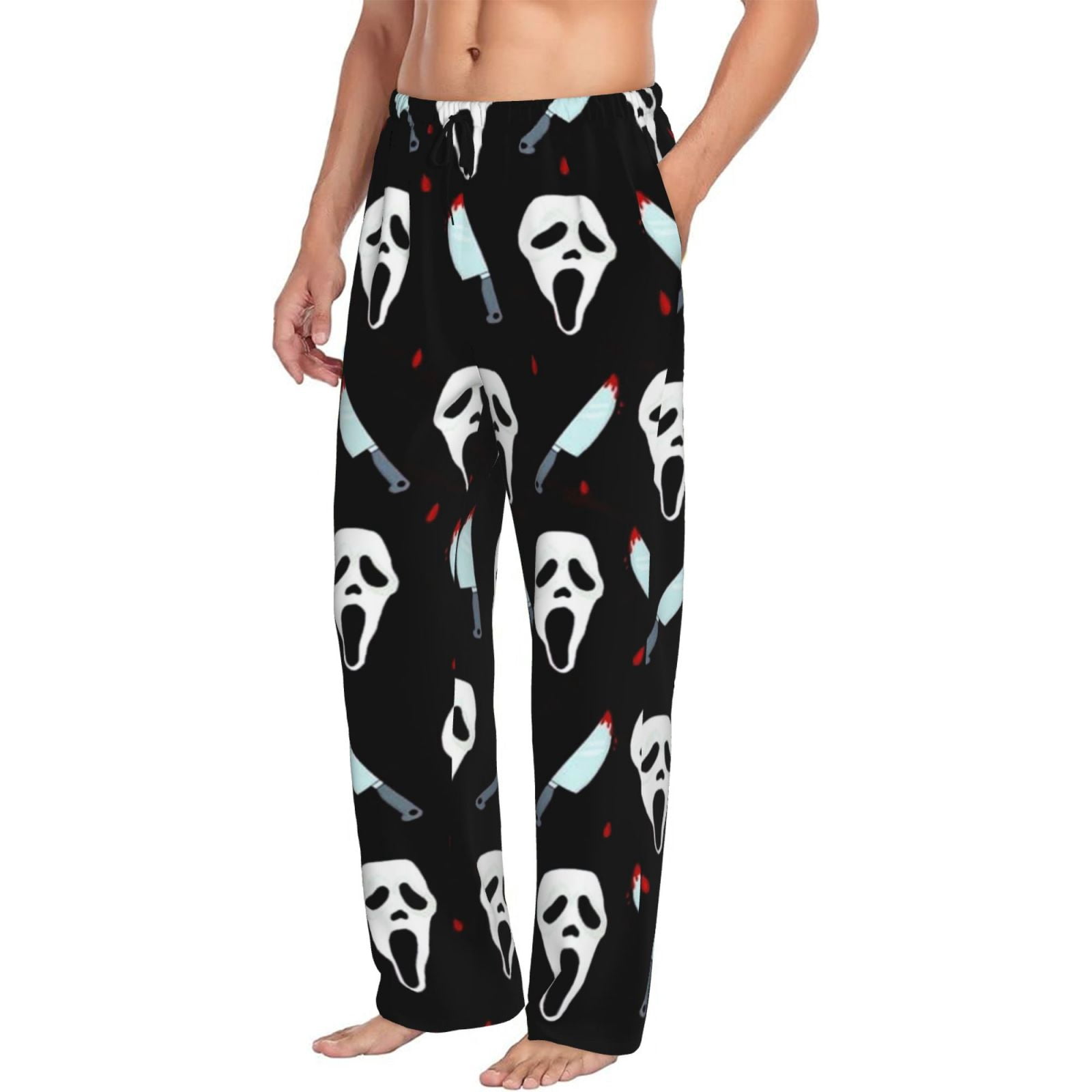 Men's Horror Scre-A Ghost Movie Pajama Pants Lounge Sleepwear PJ ...