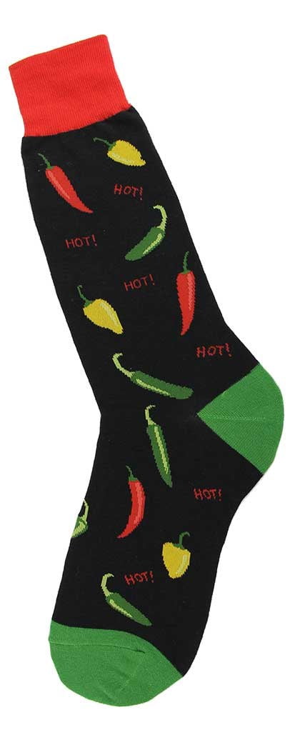 Men's Hot Peppers Socks - Walmart.com