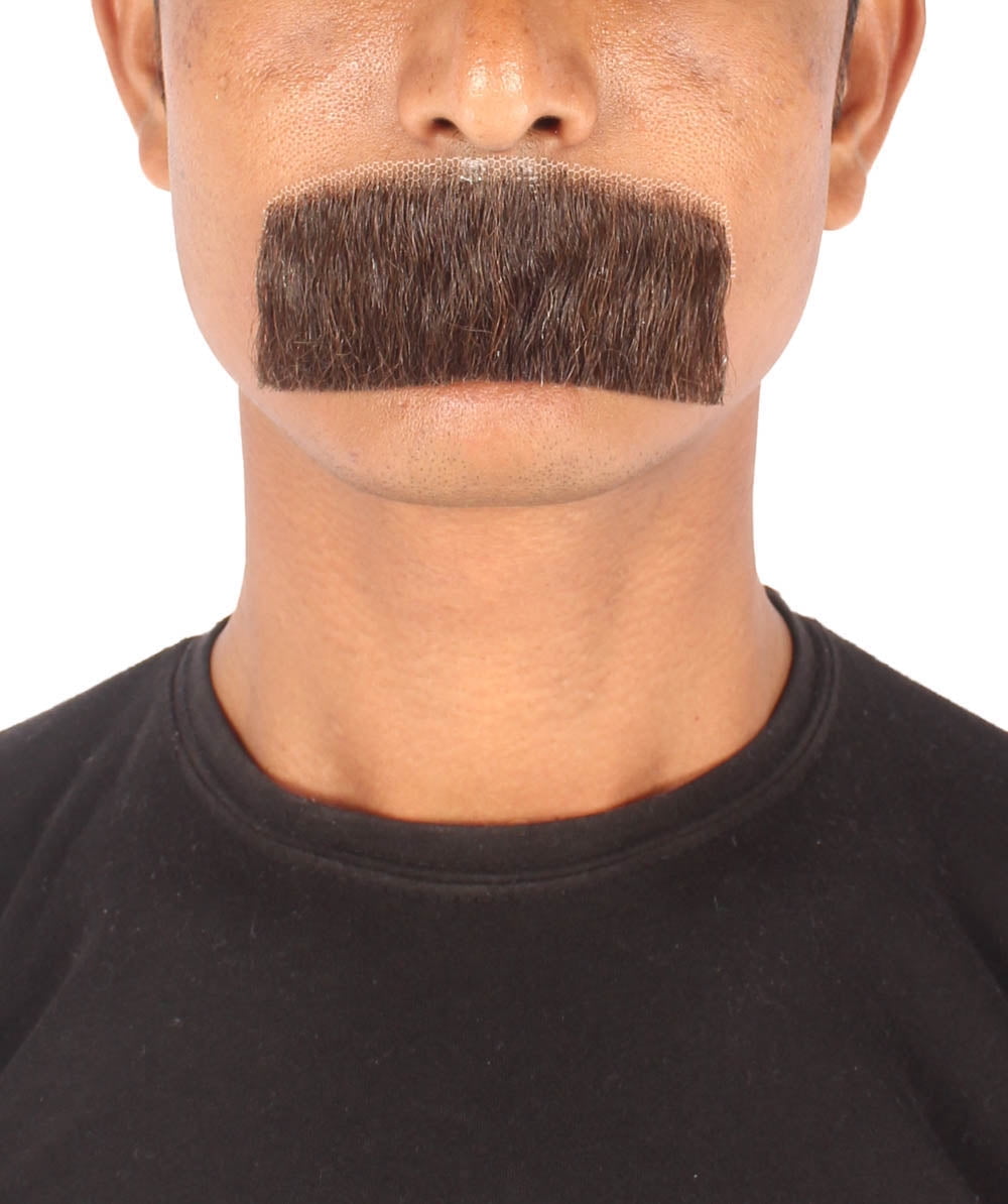 Men's Human Hair Light Brown Mustache | Facial Hair Multiple Colors ...