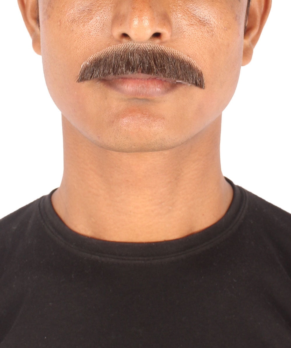 Men's Human Hair Mustache | Facial Hairstyles Multiple Colors Option ...