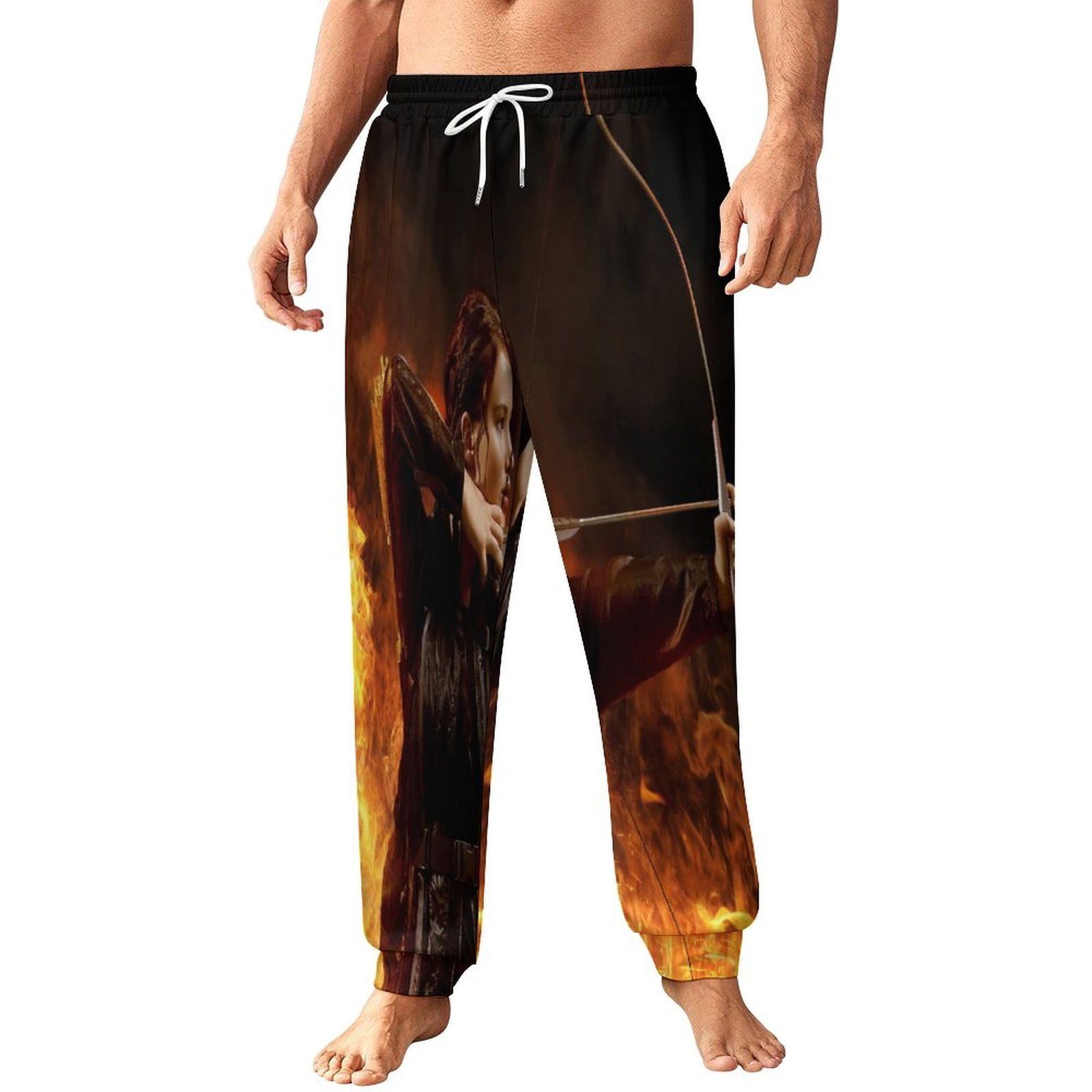 Men's Hunger Movie Game Jogger Sweatpants Stylish Loose Drawstring ...