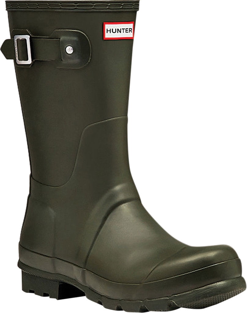 Men's Hunter Original Short Boot Dark Olive 8 M - Walmart.com