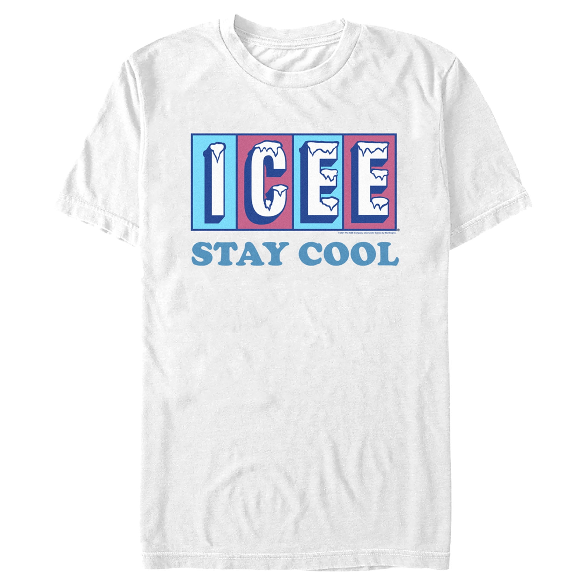 Men's ICEE Stay Cool Logo Graphic Tee White Medium - Walmart.com