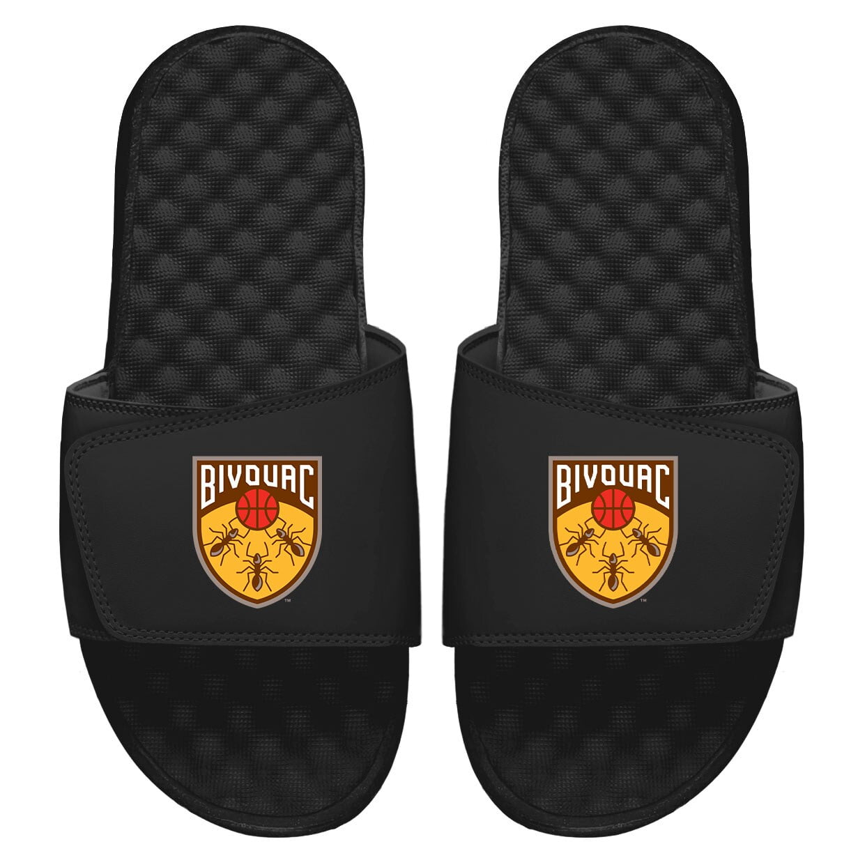 Men's ISlide Black Bivouac Primary Logo Slide Sandals - Walmart.com