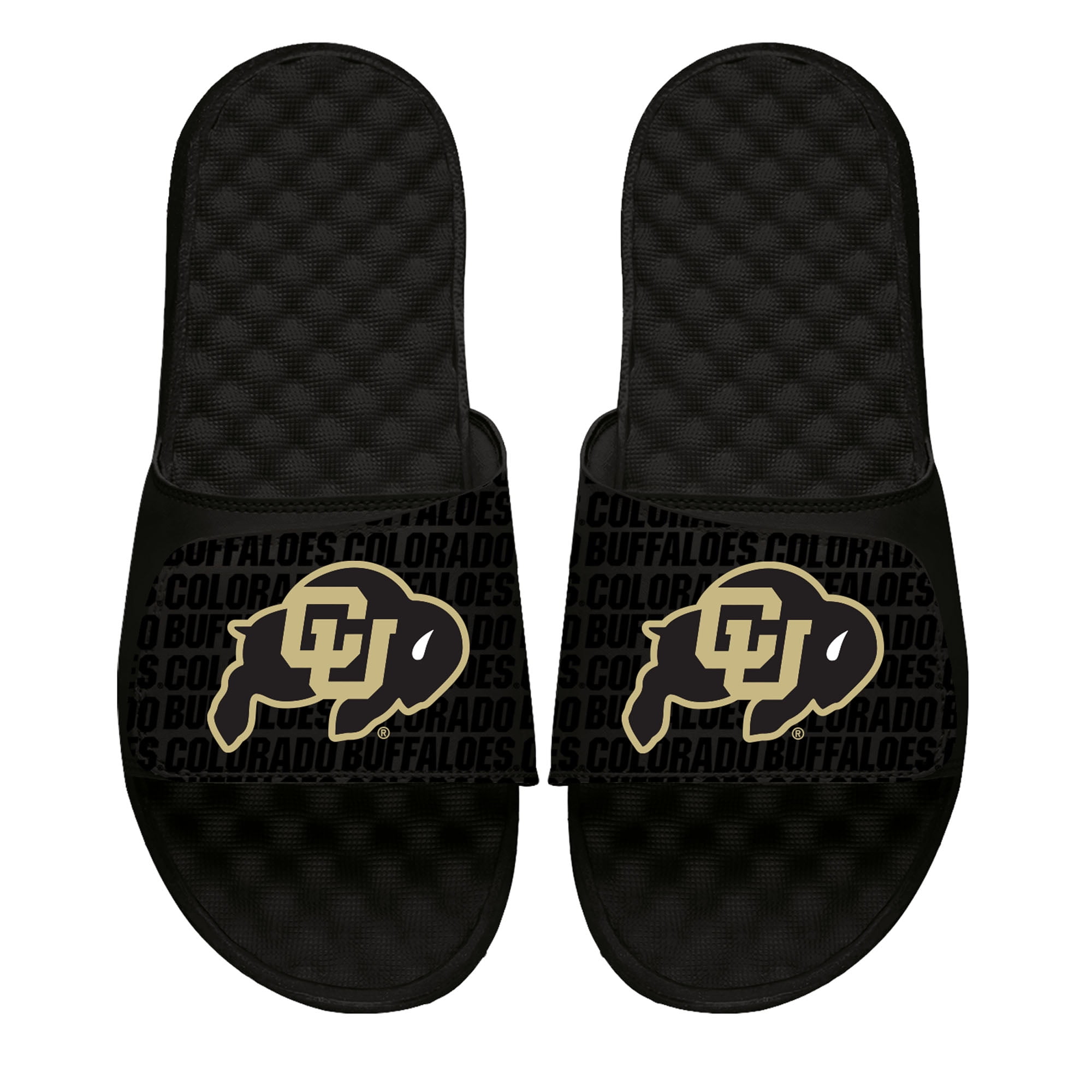 Men's ISlide Black Colorado Buffaloes Tonal Pop Slide Sandals - Walmart.com
