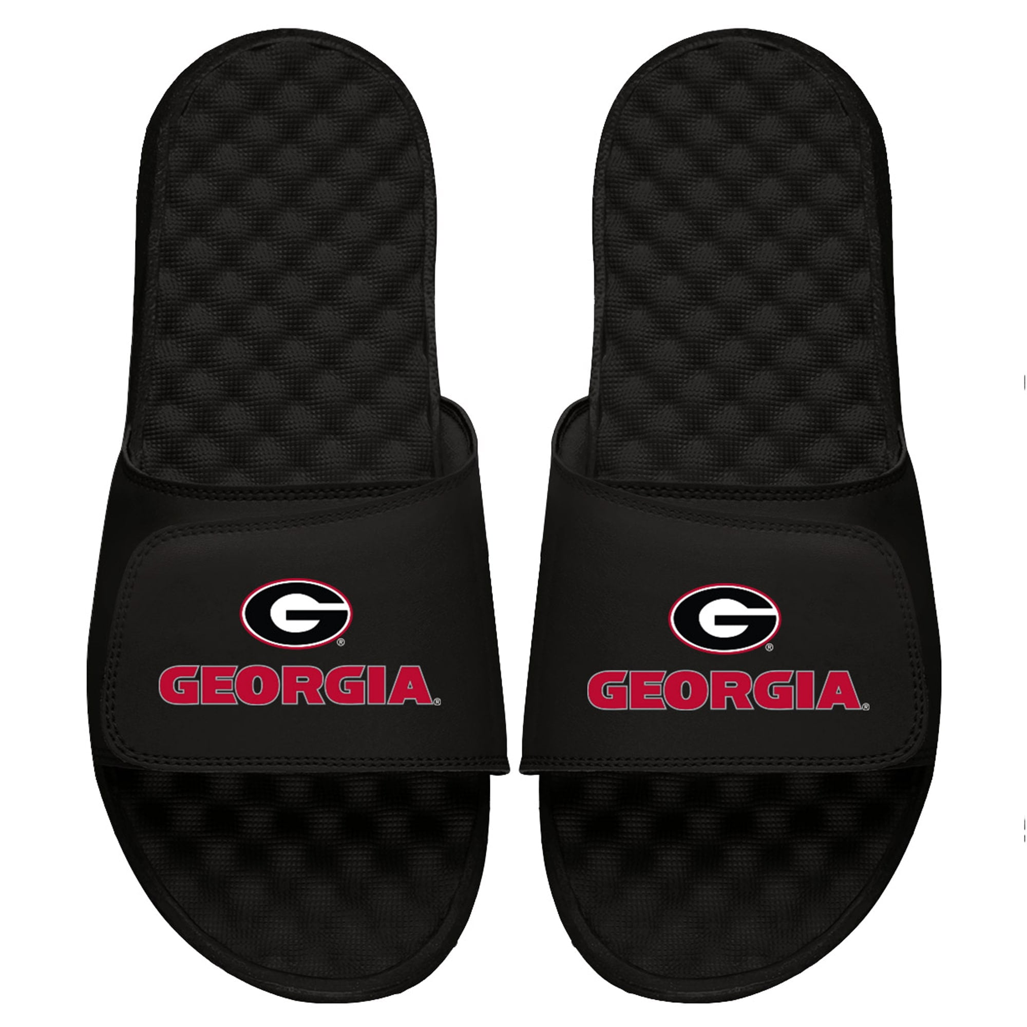 Men's ISlide Black Georgia Bulldogs Secondary Logo Slide Sandals ...