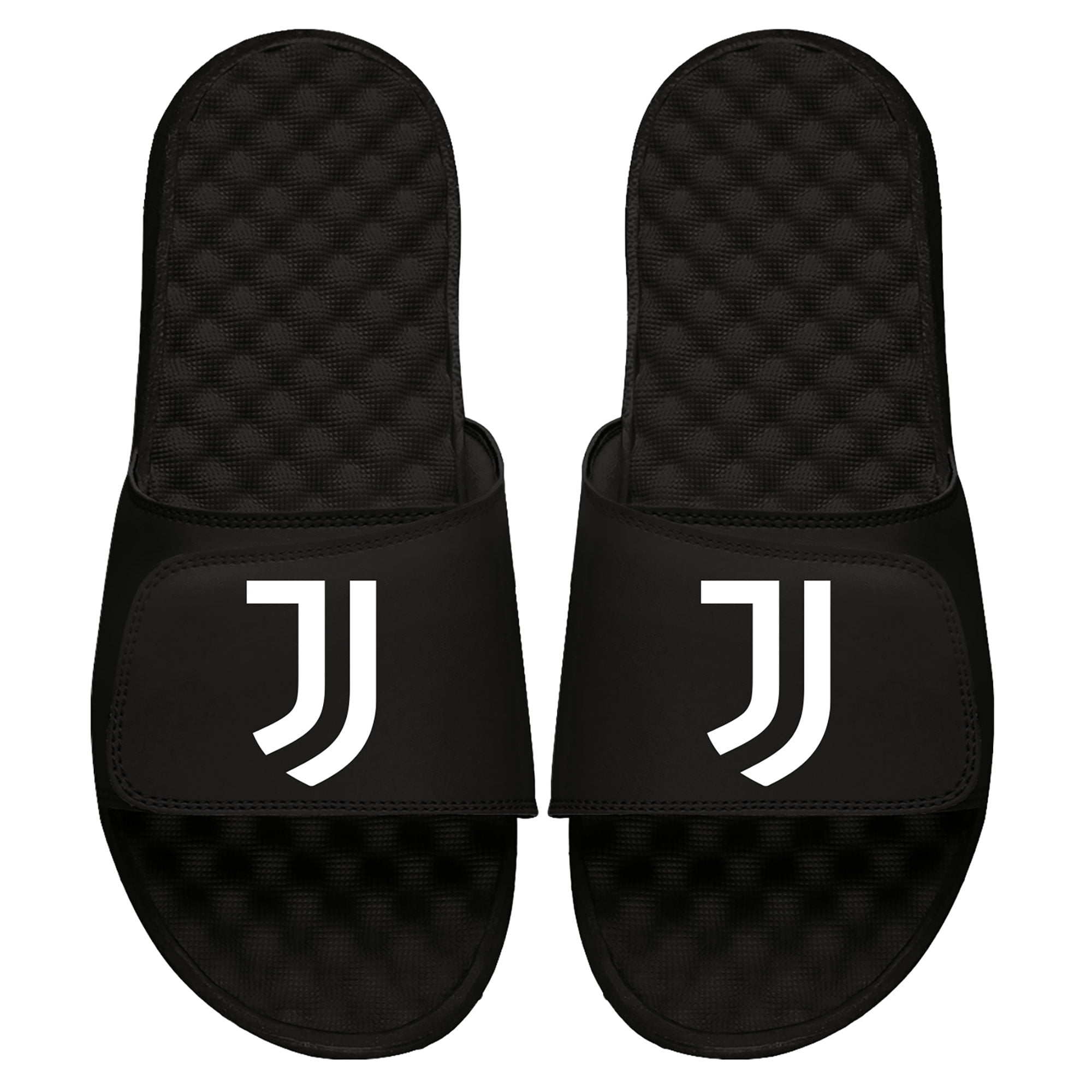 Men's ISlide Black Juventus Primary Logo Slide Sandals - Walmart.com