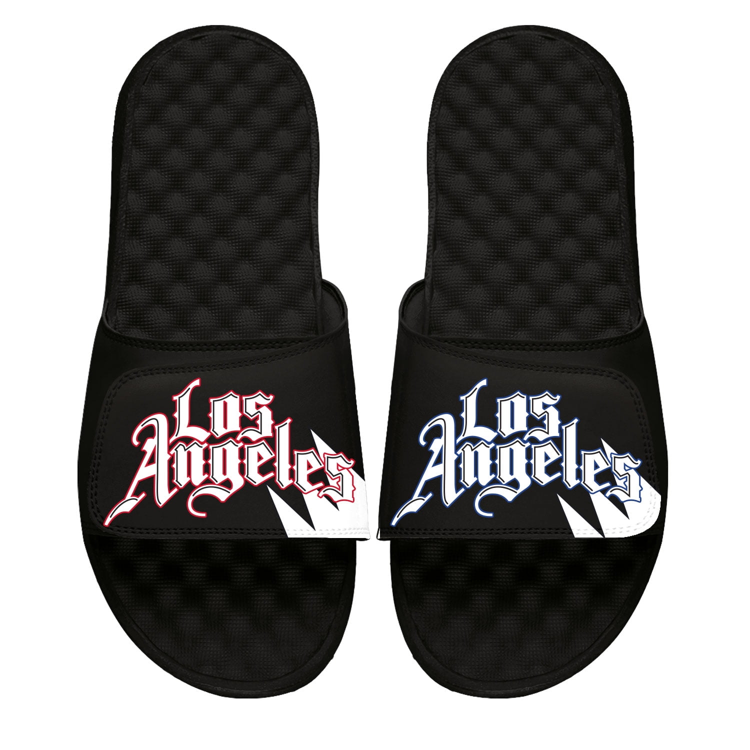 Men's ISlide Black LA Clippers Statement Slide Sandals - Walmart.com