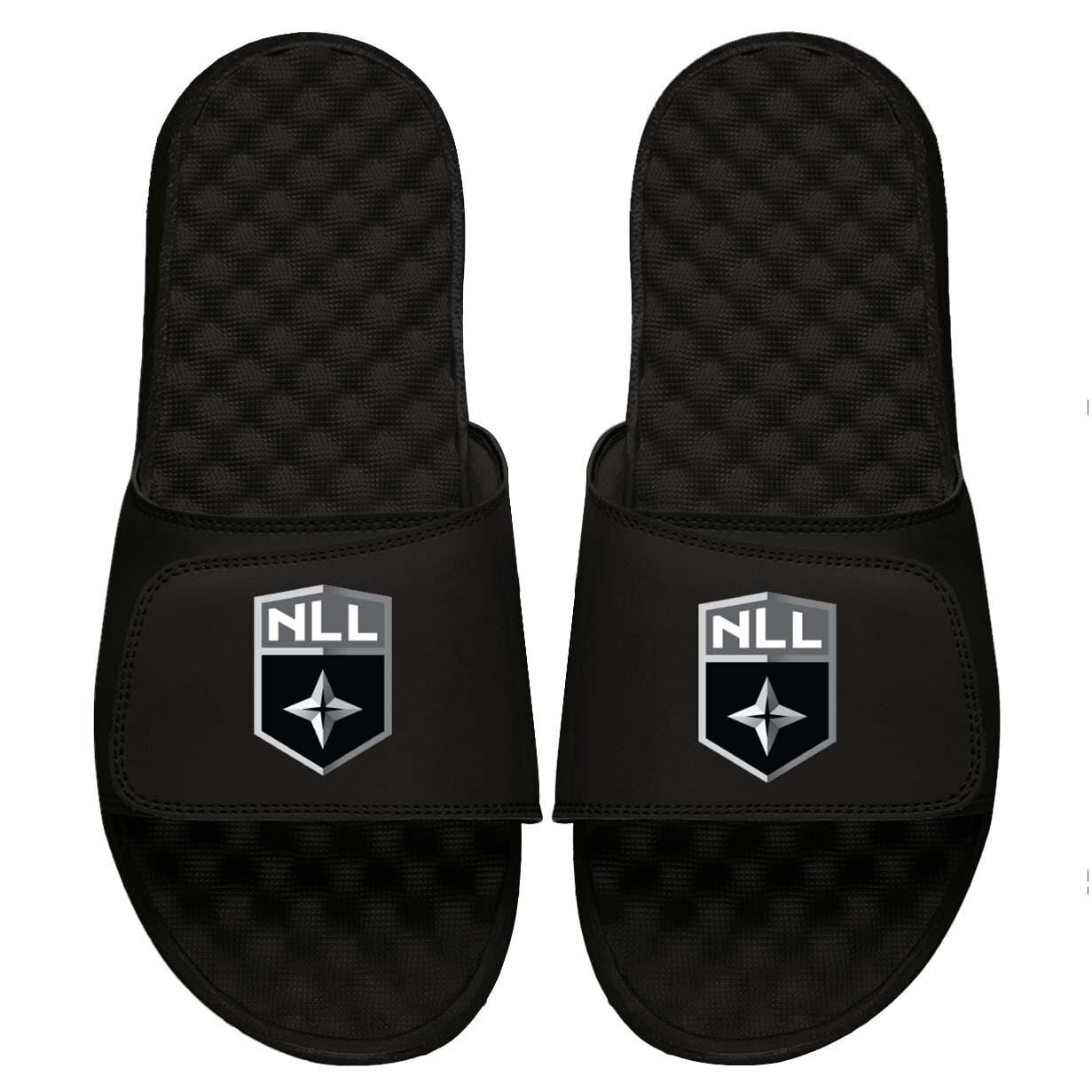 Men's ISlide Black NLL Primary Logo Slide Sandals - Walmart.com
