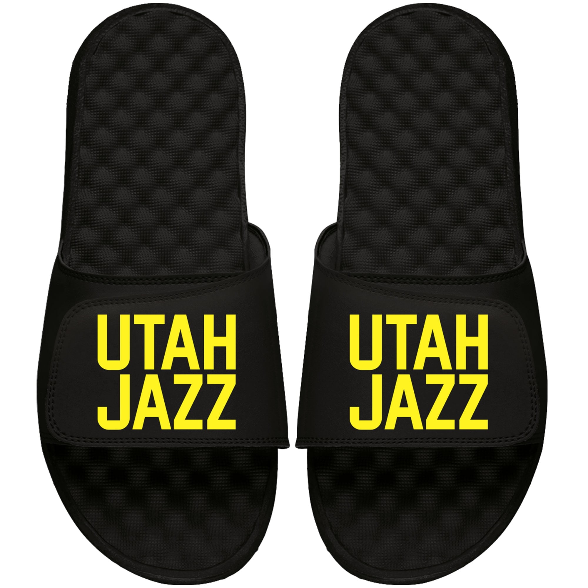 Men's ISlide Black Utah Jazz Wordmark Slide Sandal - Walmart.com