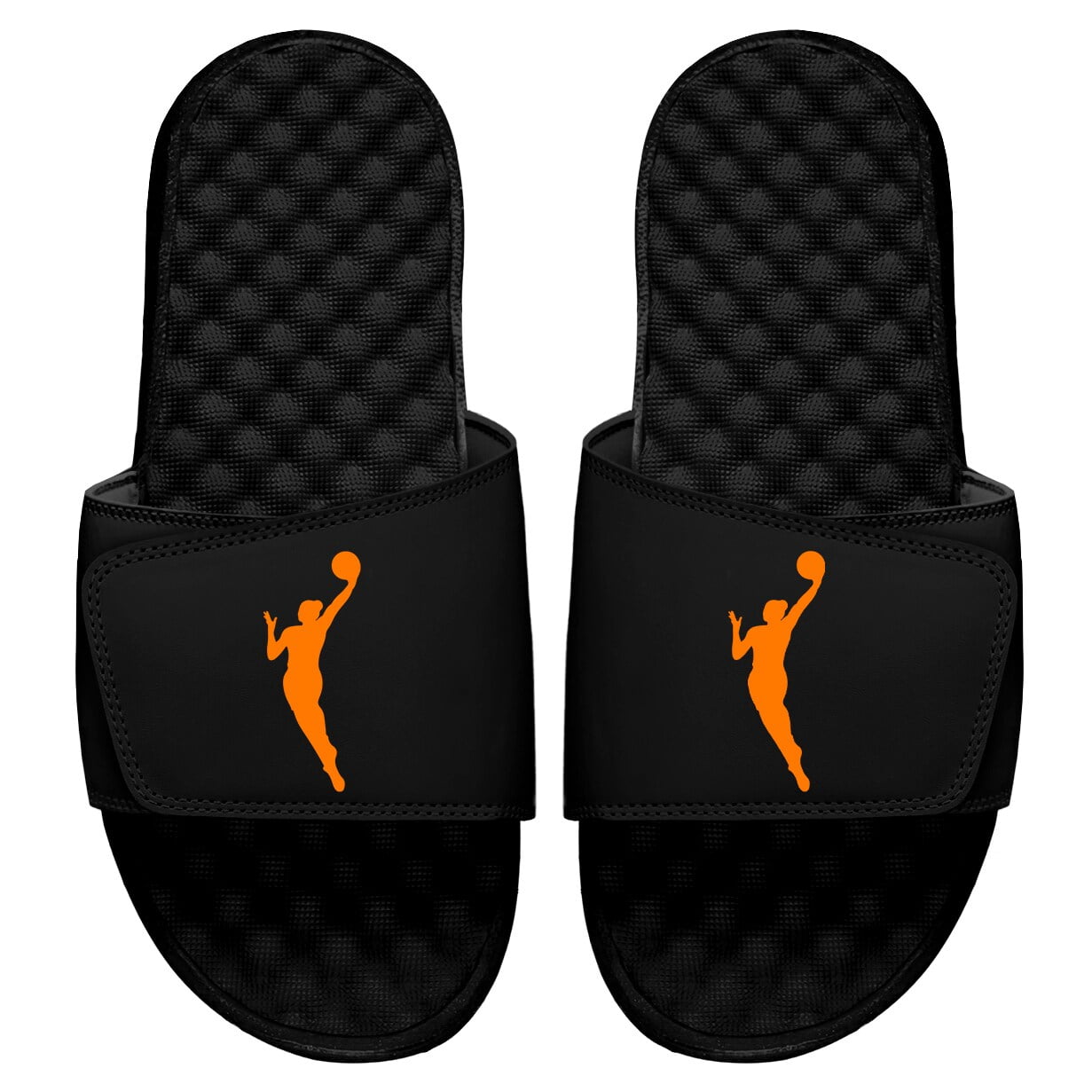Men's ISlide Black WNBA Primary Logo Slide Sandals - Walmart.com