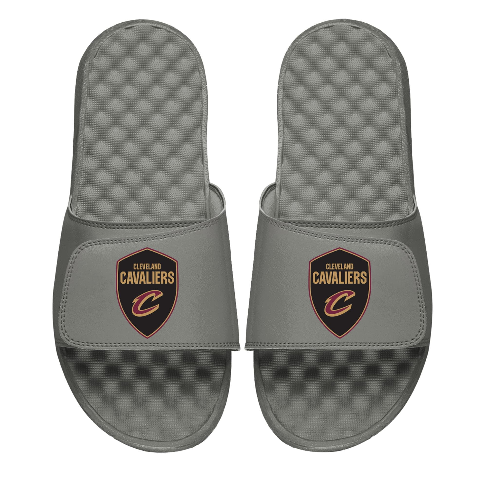 Men's ISlide Gray Cleveland Cavaliers Shield Slide Sandals - Walmart.com