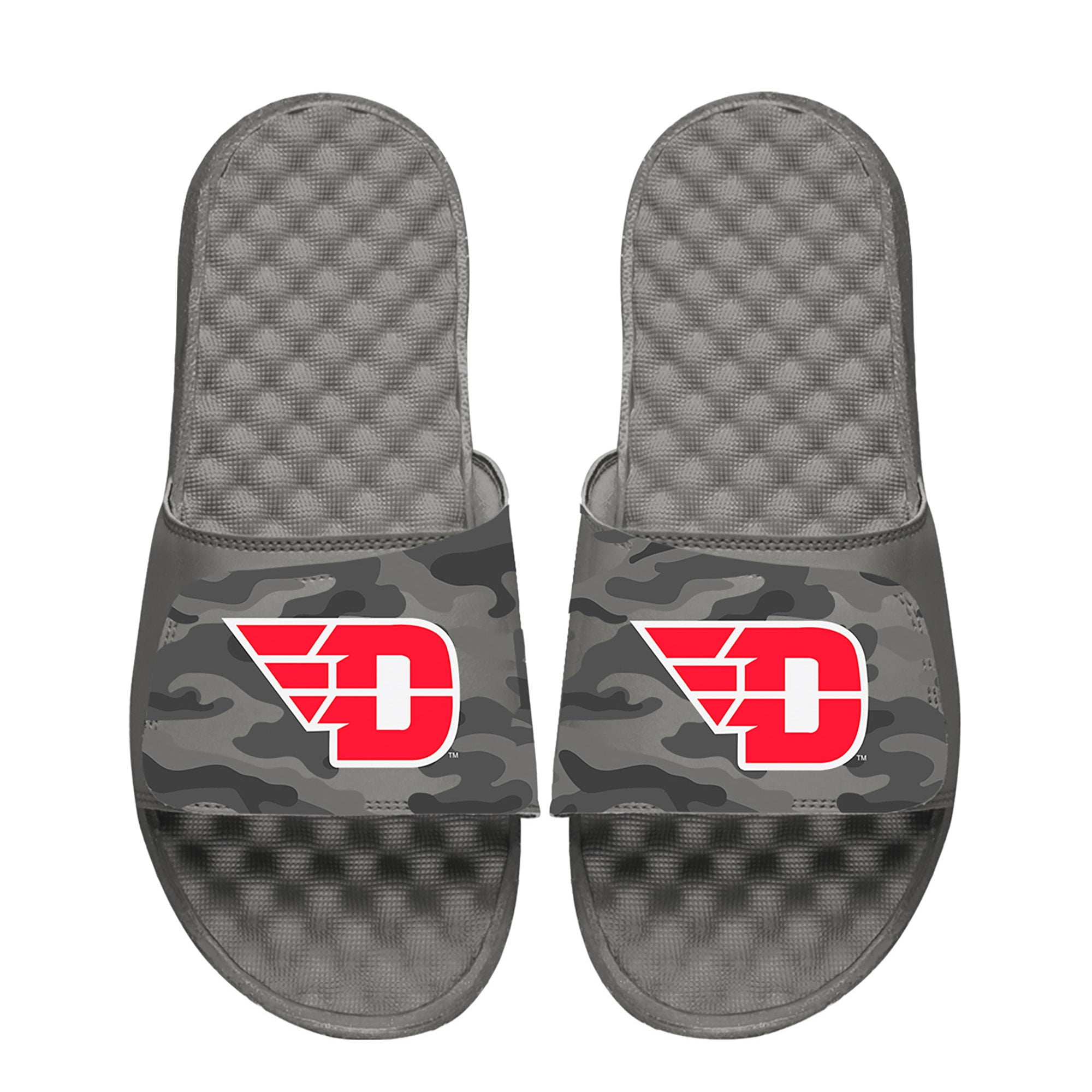 Men's ISlide Gray Dayton Flyers Camo Slide Sandals - Walmart.com