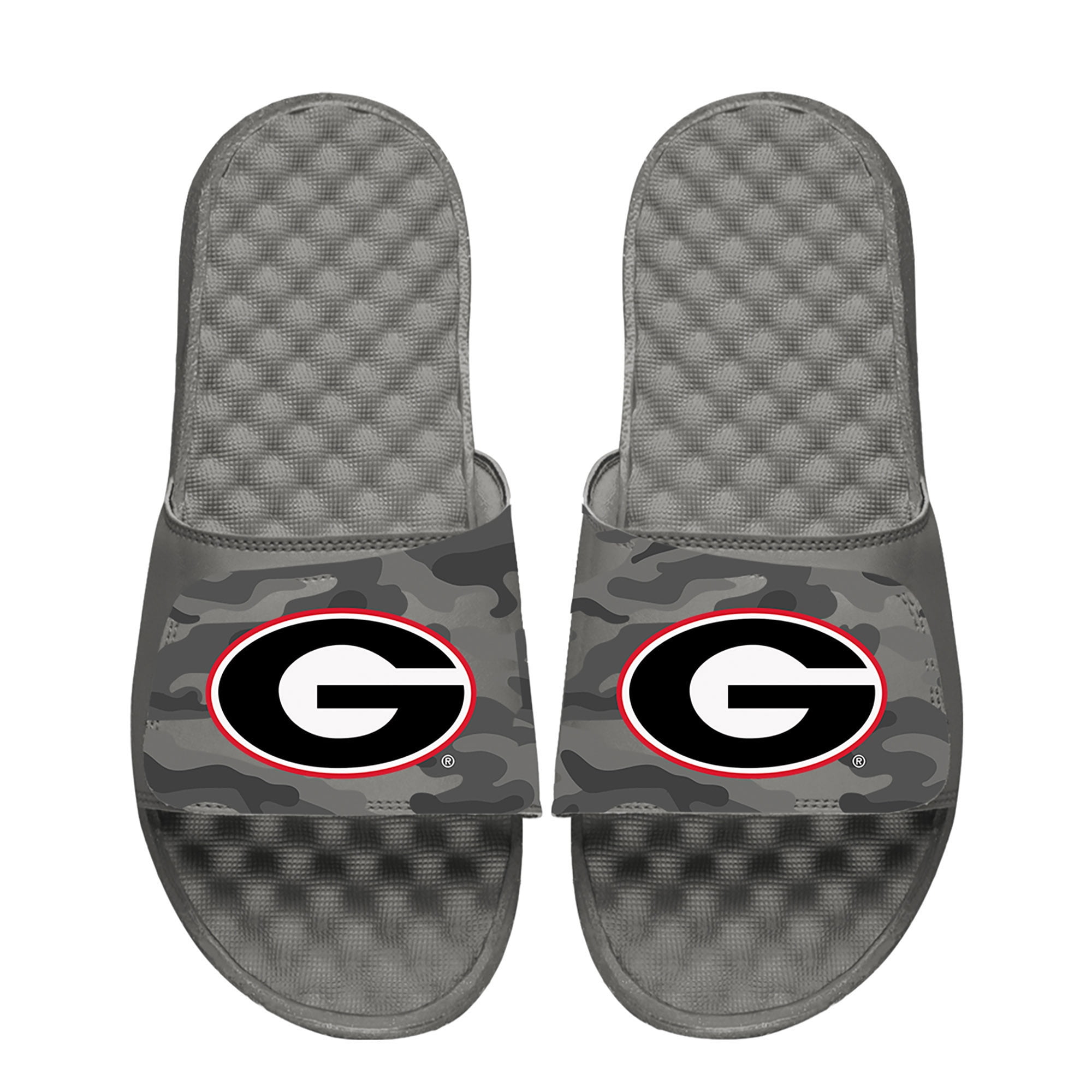 Men's ISlide Gray Georgia Bulldogs Camo Slide Sandals - Walmart.com