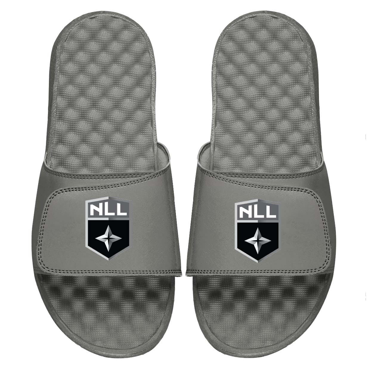 Men's ISlide Gray NLL Primary Logo Slide Sandals - Walmart.com