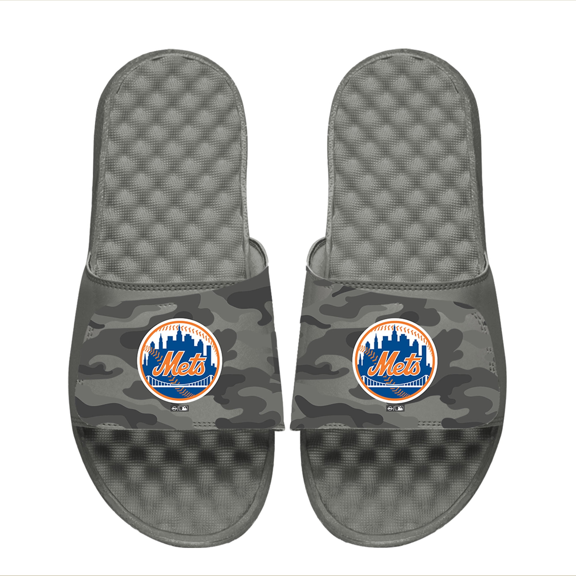 Men's ISlide Gray New York Mets Camo Slide Sandals - Walmart.com