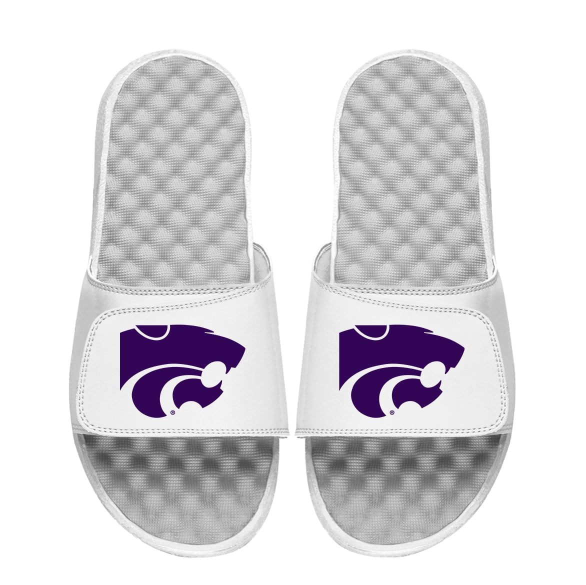 Men's ISlide Kansas State Wildcats Primary Logo Slide Sandals Slide ...