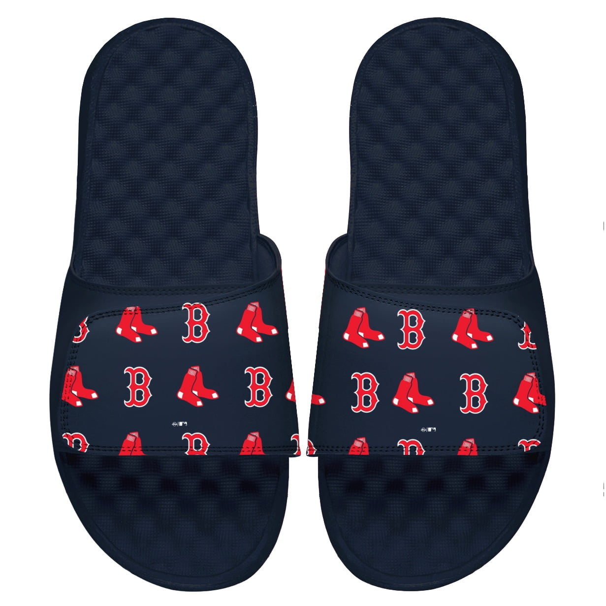 Men's ISlide Navy Boston Red Sox Loudmouth Logo Slide Sandals - Walmart.com