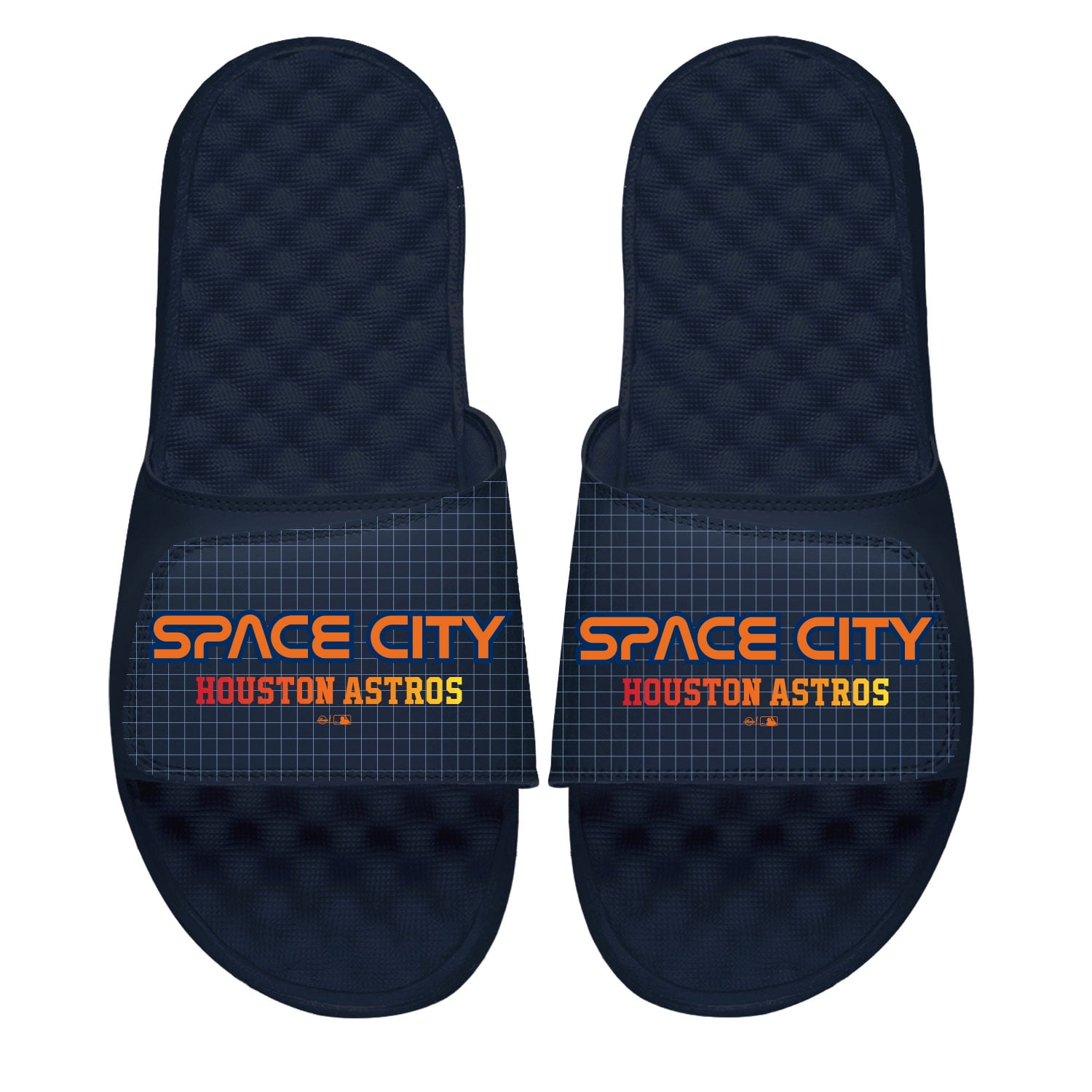 Men's ISlide Navy Houston Astros City Connect Slide Sandals - Walmart.com