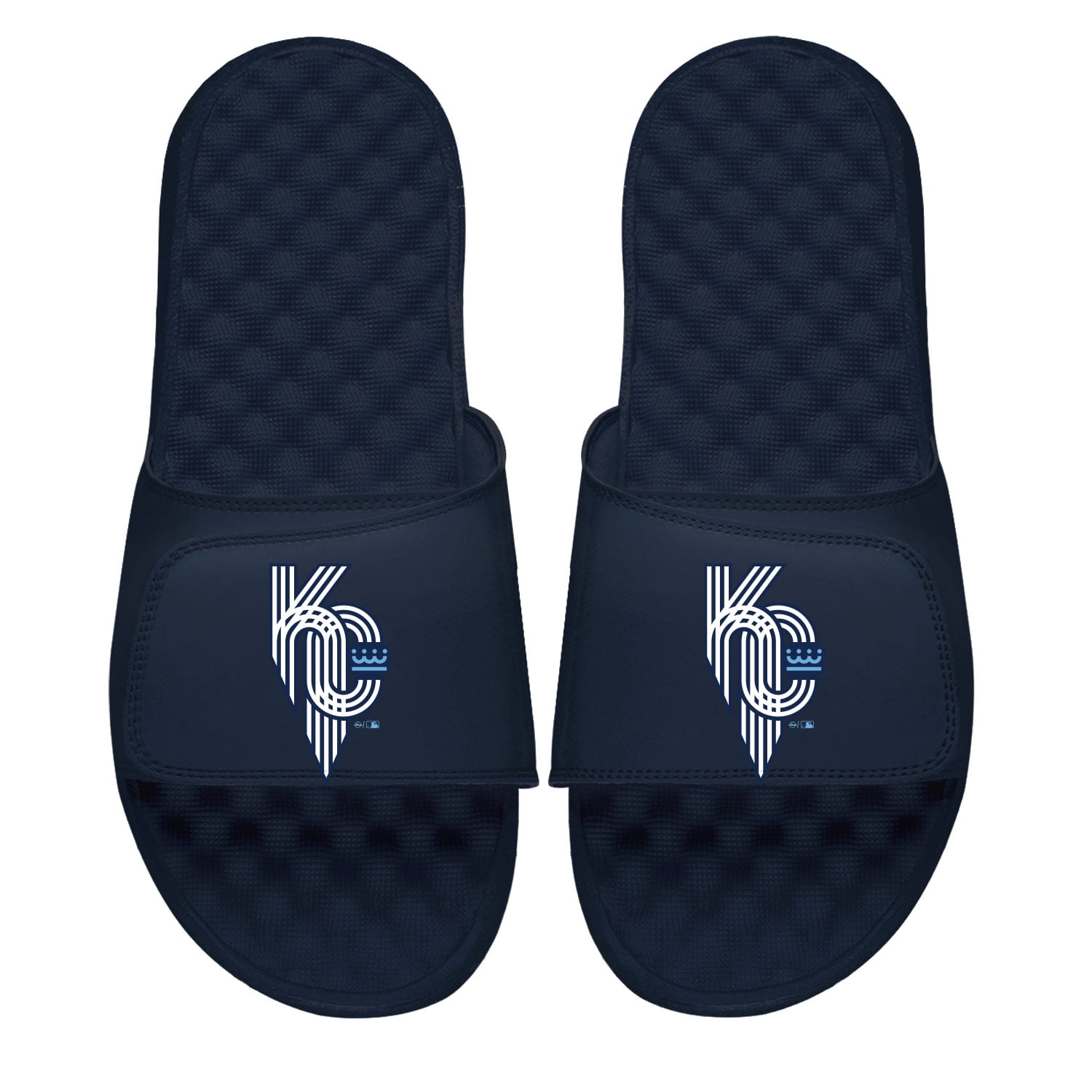 Men's ISlide Navy Kansas City Royals City Connect Slide Sandals ...
