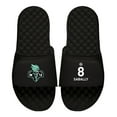 Men's ISlide Nyara Sabally Black New York Liberty Logo Split Slide ...