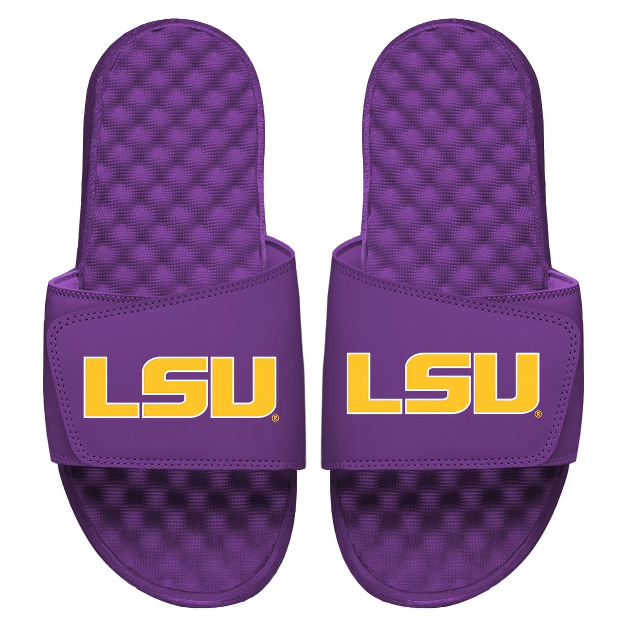 Men's ISlide Purple LSU Tigers Primary Logo Slide Sandals - Walmart.com