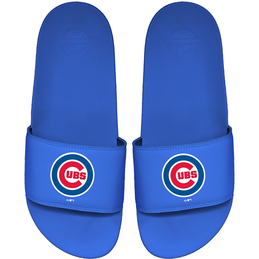 Men's ISlide Royal Chicago Cubs Primary Motto Slide Sandals - Walmart.com