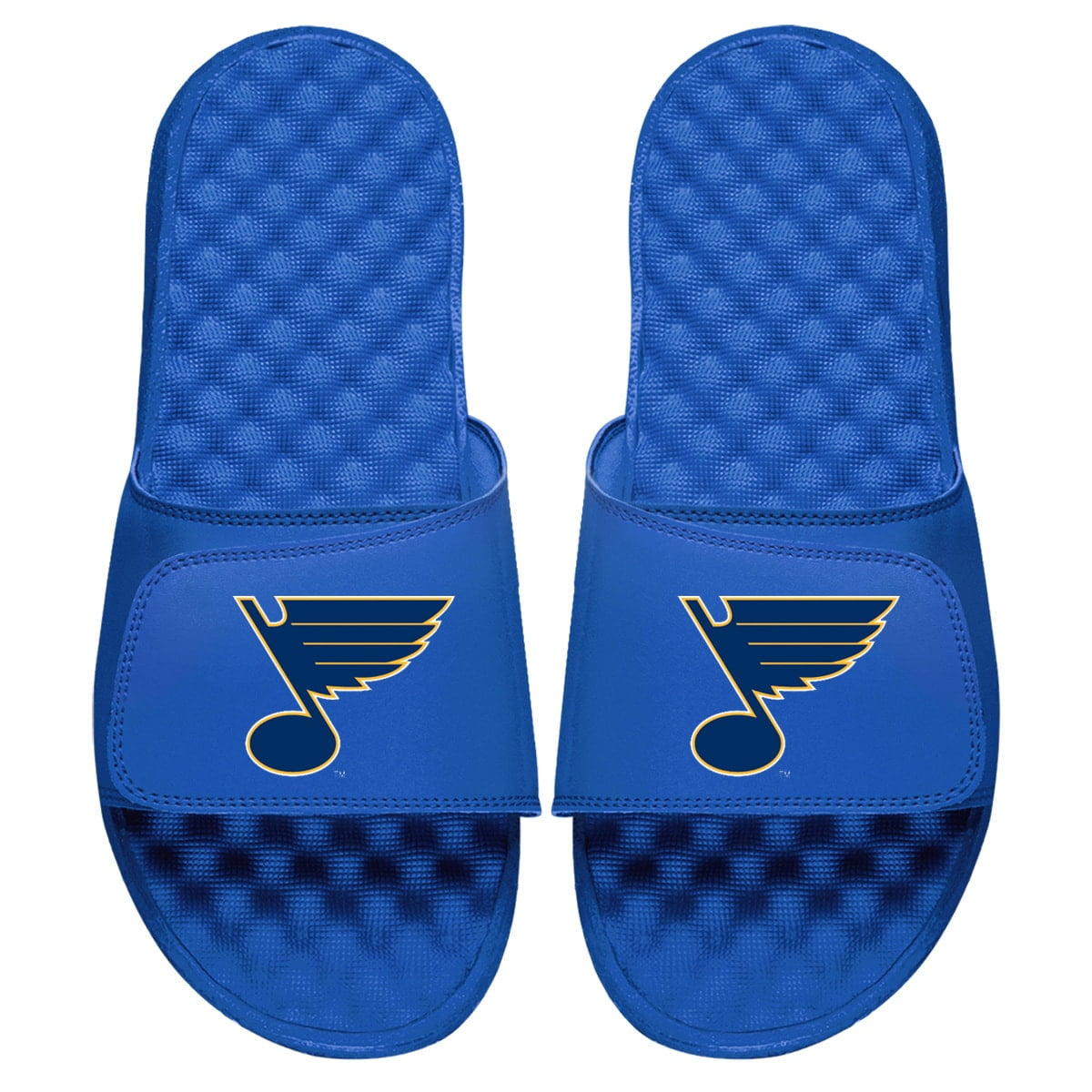 Men's ISlide Royal St. Louis Blues Primary Logo Slide Sandals - Walmart.com