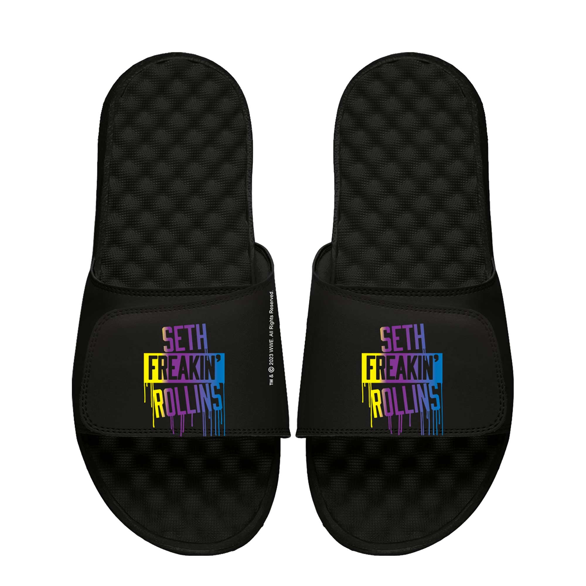 Men's ISlide Seth "Freakin" Rollins Slide Sandals - Walmart.com