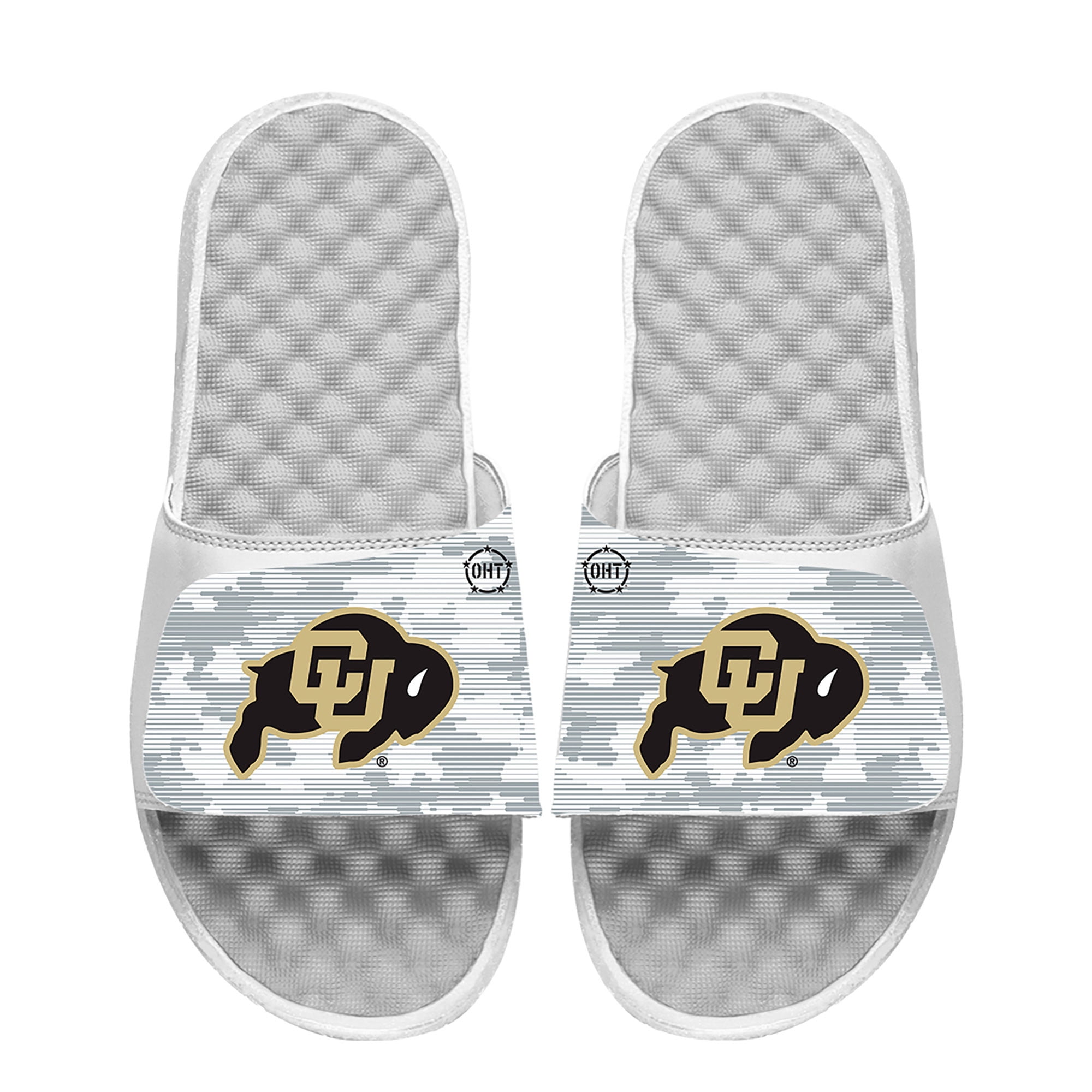 Men's ISlide White Colorado Buffaloes Camo Slide Sandals - Walmart.com