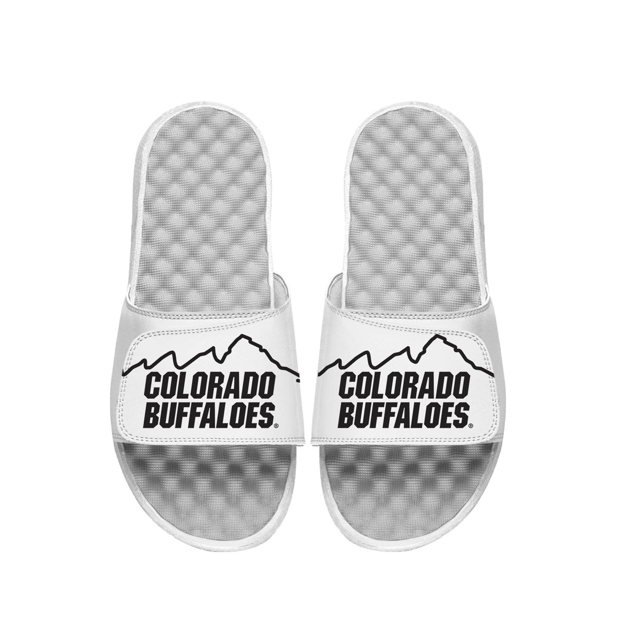 Men's ISlide White Colorado Buffaloes Mountain Slide Sandals - Walmart.com