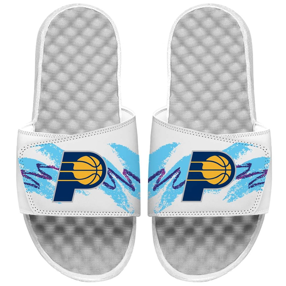 Men's ISlide White Indiana Pacers 90s Paper Cup Slide Sandals - Walmart.com