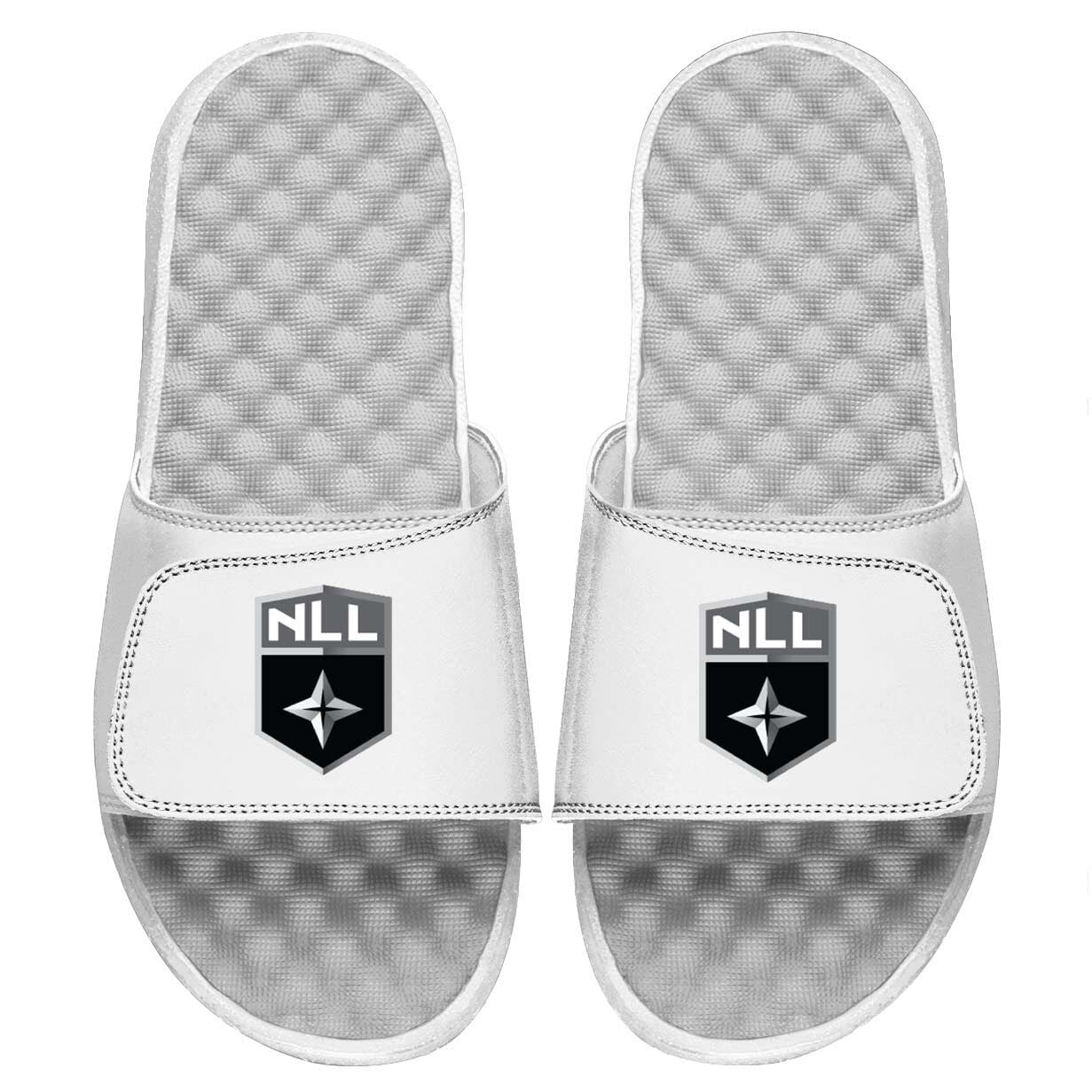 Men's ISlide White NLL Primary Logo Slide Sandals - Walmart.com