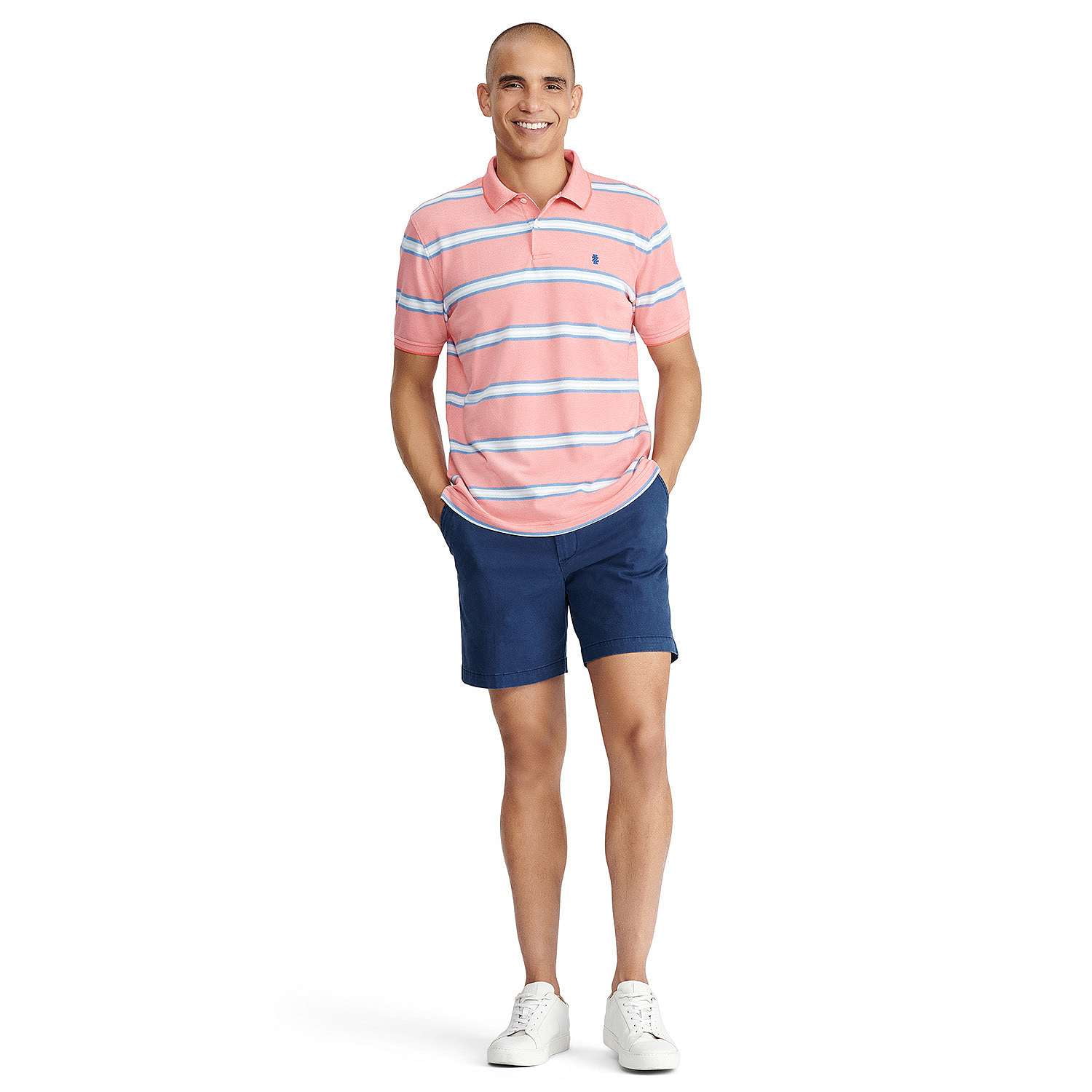 Men's IZOD Advantage Performance Stripe Polo XXL - Walmart.com