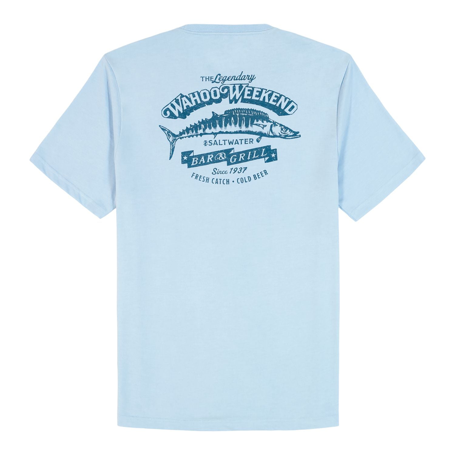 Men's IZOD Saltwater Soft Wash Short Sleeve Graphic Tee Color: Wahoo ...