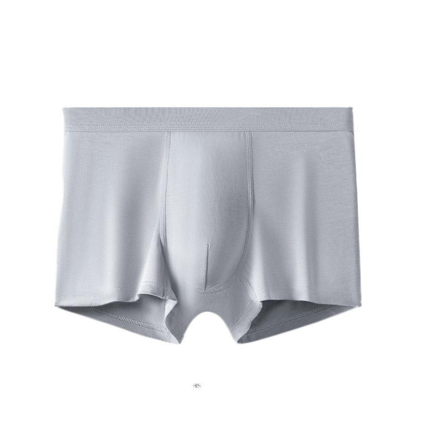 Men's Ice Silk Underwear Breathable Quick-Dry See Through Bulge ...