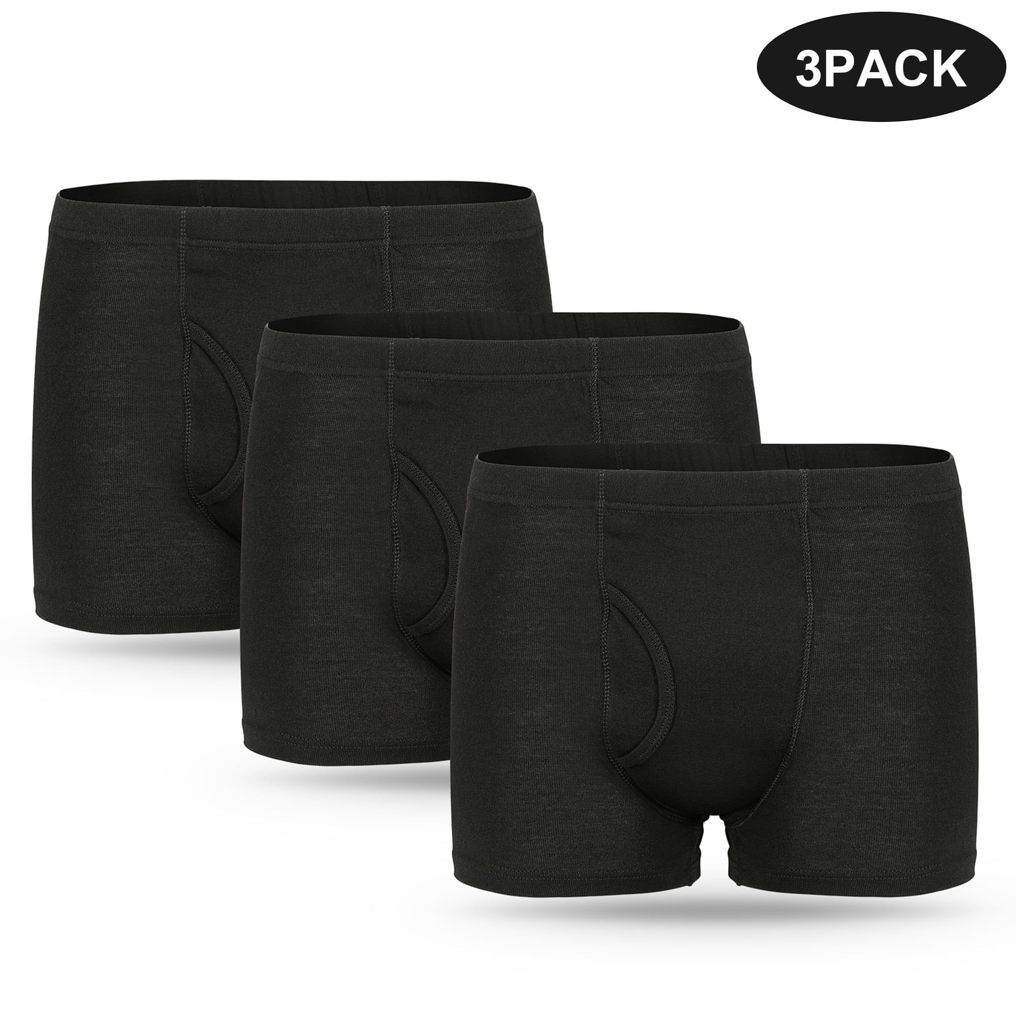 Men's Washable Incontinence Underwear, 3-Pack Bladder Control Boxer ...