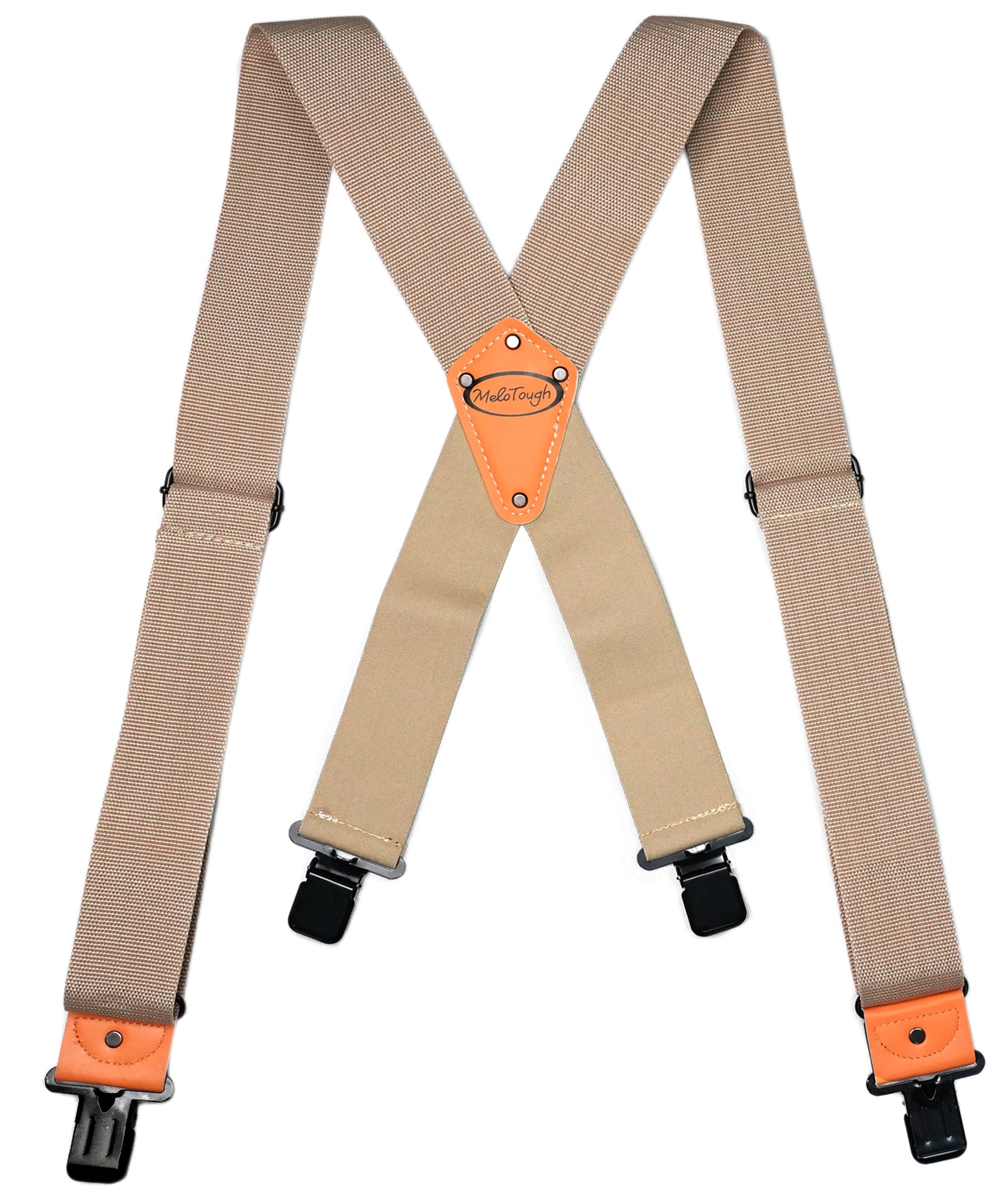 Men's Industrial Strength Suspenders Partial Elastic Tradesperson's ...