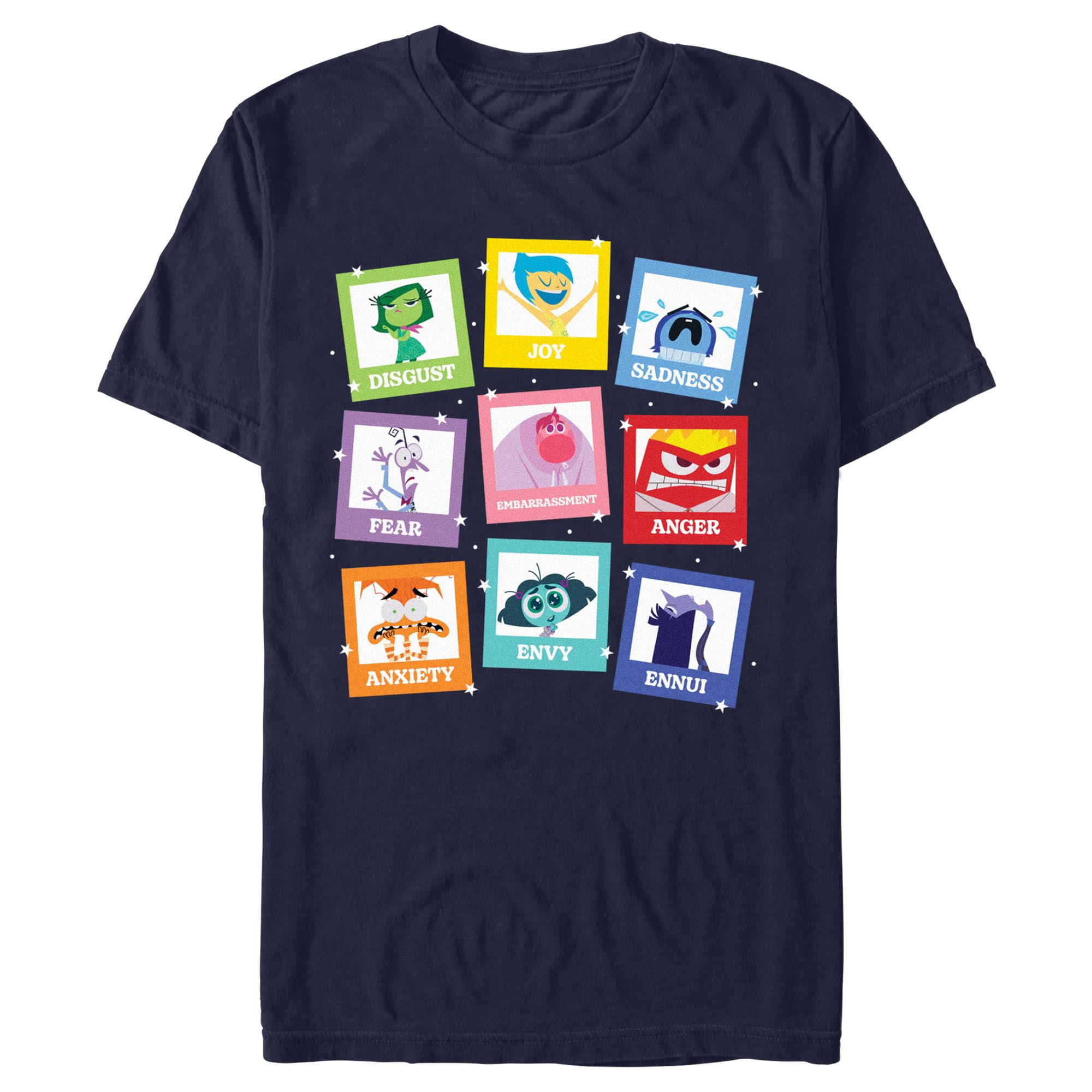 Men's Inside Out 2 Emotions Portraits Graphic T-Shirt - Walmart.com