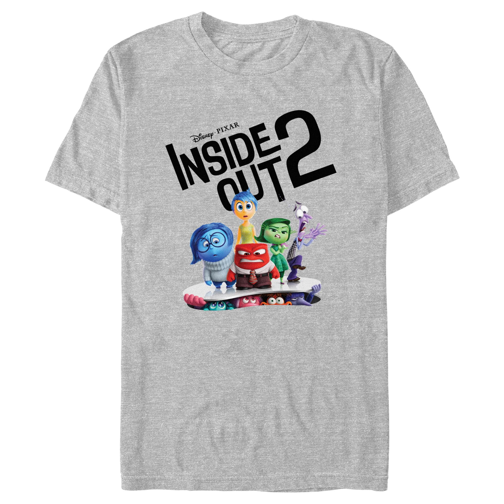 Men's Inside Out 2 Logo New Emotions Graphic T-Shirt - Walmart.com
