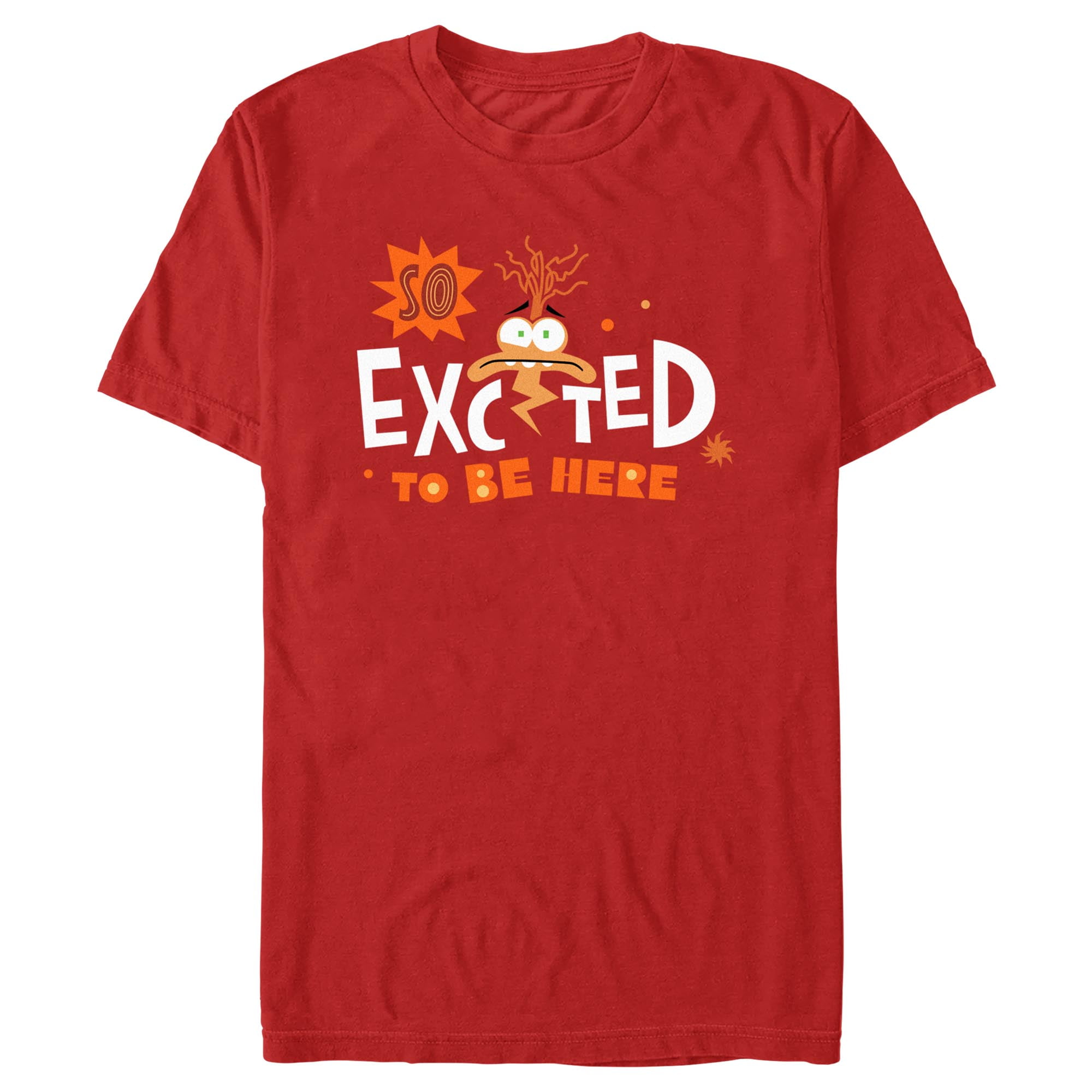 Men's Inside Out 2 So Excited to Be Here Graphic T-Shirt - Walmart.com