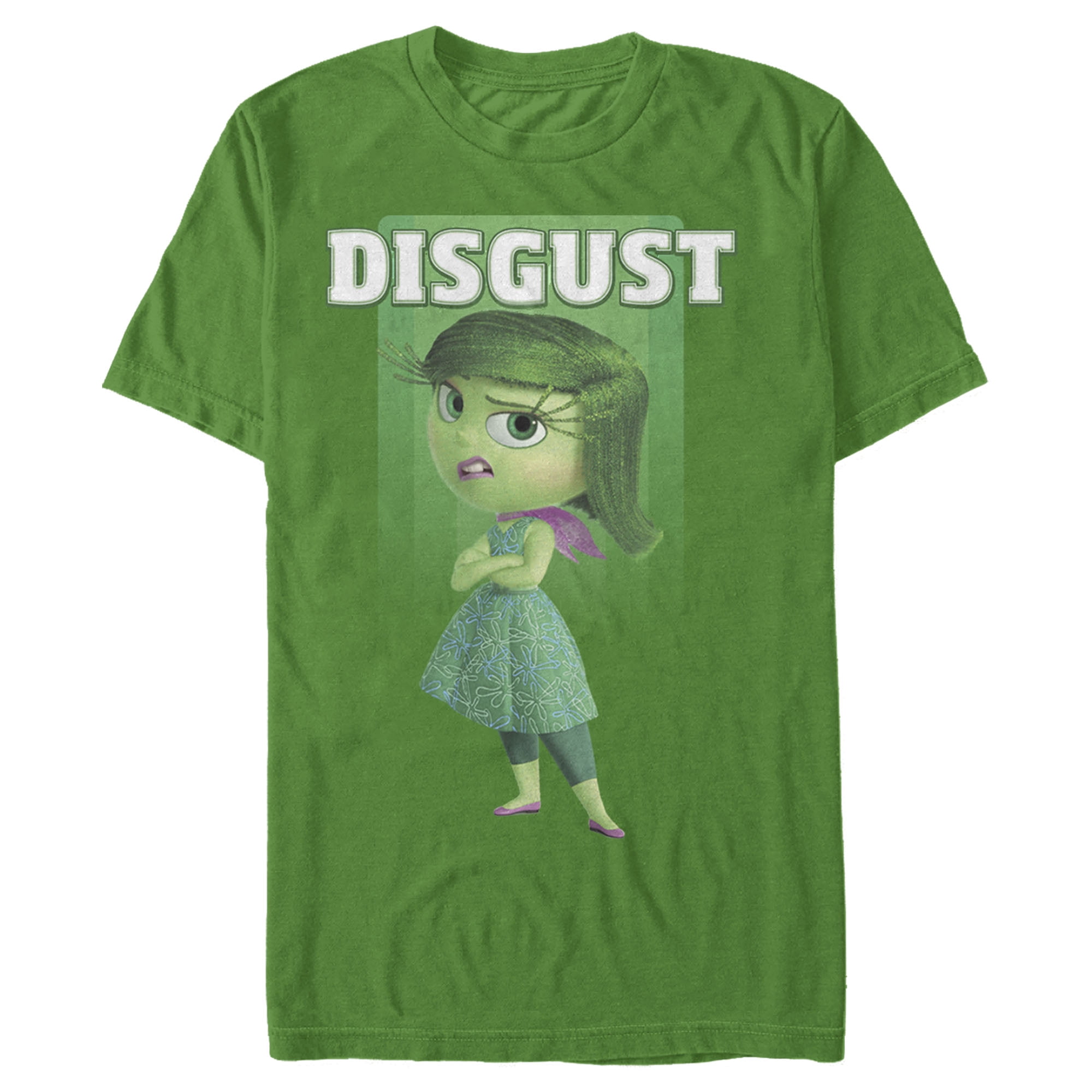 Men's Inside Out Disgust Portrait Graphic T-Shirt - Walmart.com