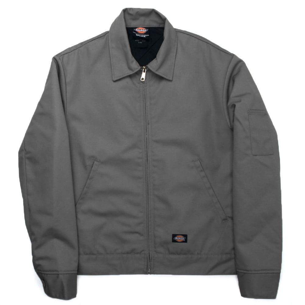 Dickies Men's Insulated Eisenhower Jacket, Charcoal, Twill, Durable ...