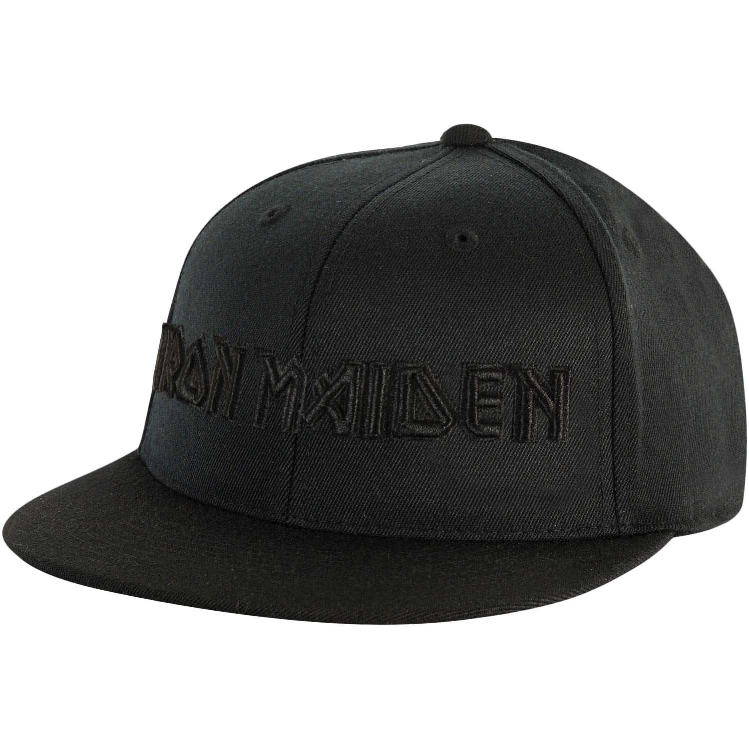 Men's Iron Maiden Logo & Trooper Snapback Baseball Cap Adjustable Black ...