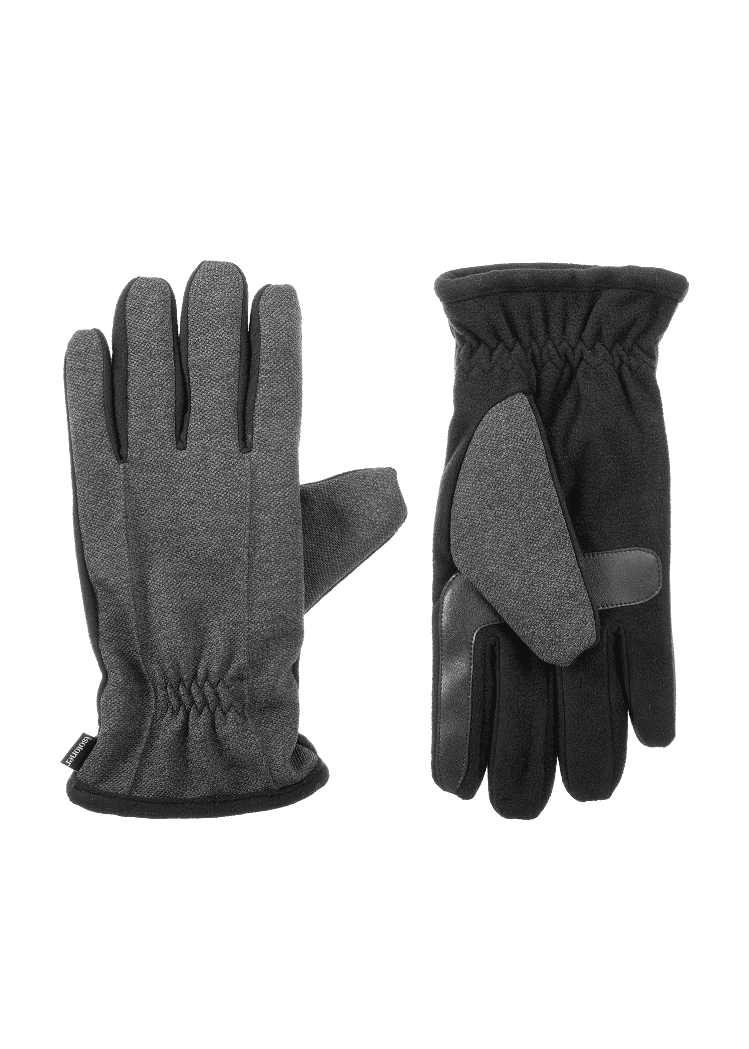 Men's Isotoner Tech Stretch Glove, Black Heather, Size: XL - Walmart.com