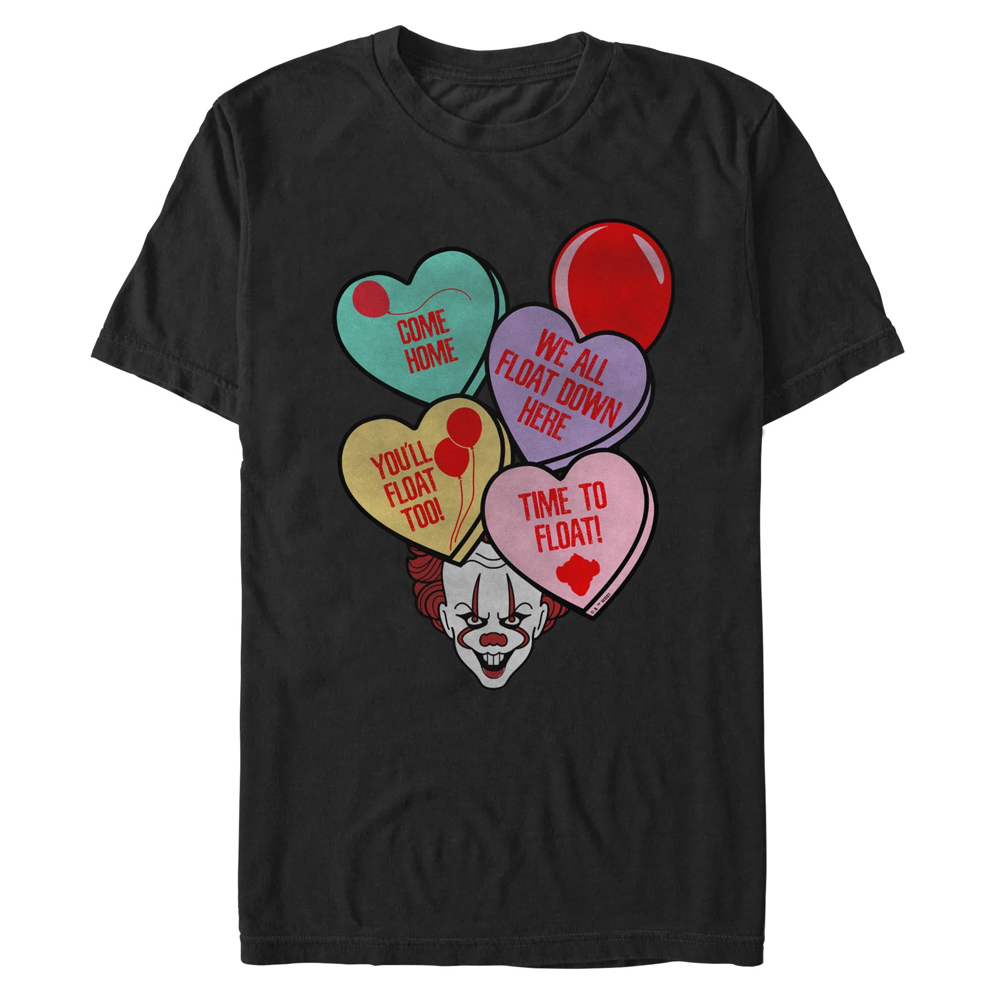 Men's It Chapter Two Candy Hearts Float Too Graphic T-Shirt - Walmart.com