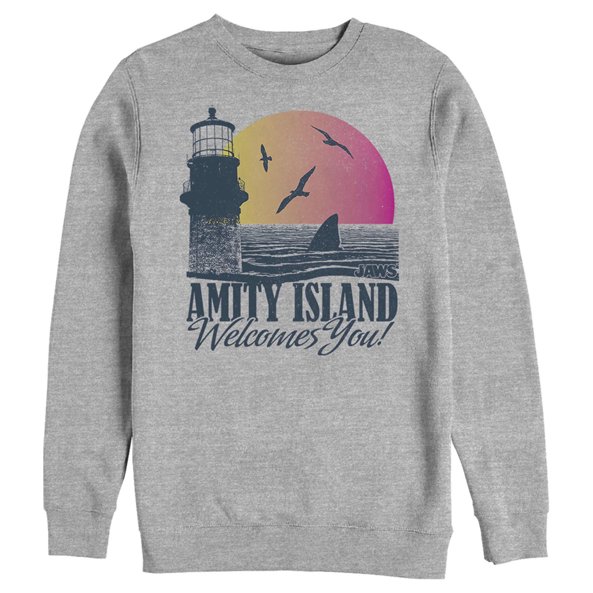 Men's Jaws Amity Island Tourist Welcome Sweatshirt - Walmart.com