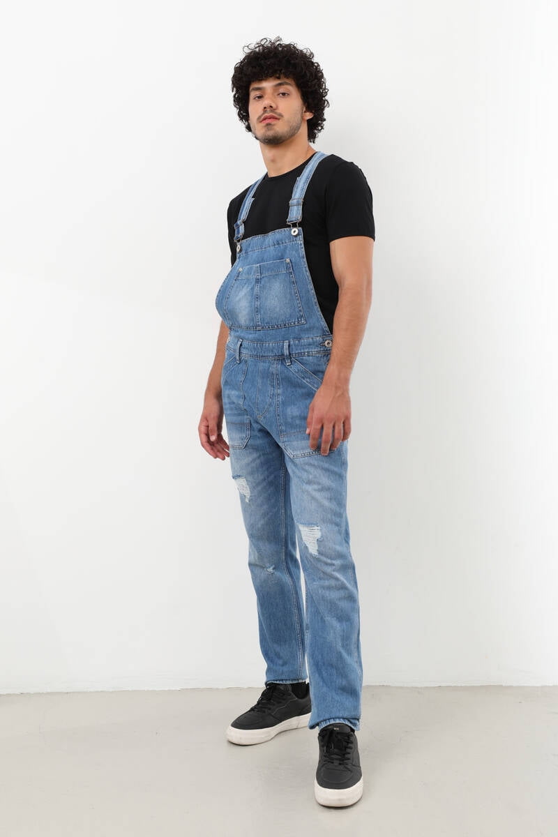 Men's Jean Overalls Trousers - Walmart.com