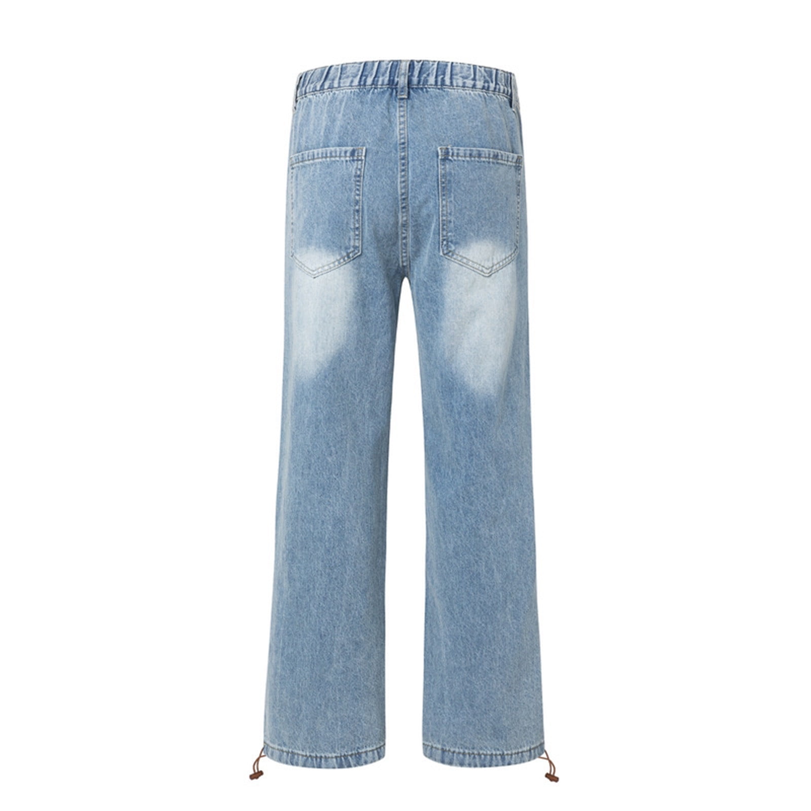 Men's Jeans 2024 Spring And Autumn High Street Straight Leg Flared ...