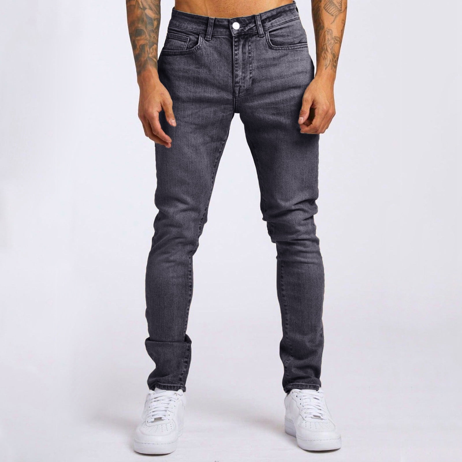 Men's Jeans Relaxed Fit Jeans for Men Versatile New Style Mens Jeans ...